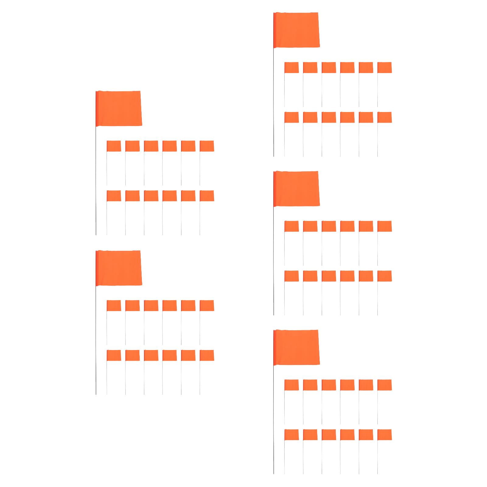 Hemoton 150 pcs Irrigation Flags Lawn Garden Marking Flags Landscape ...