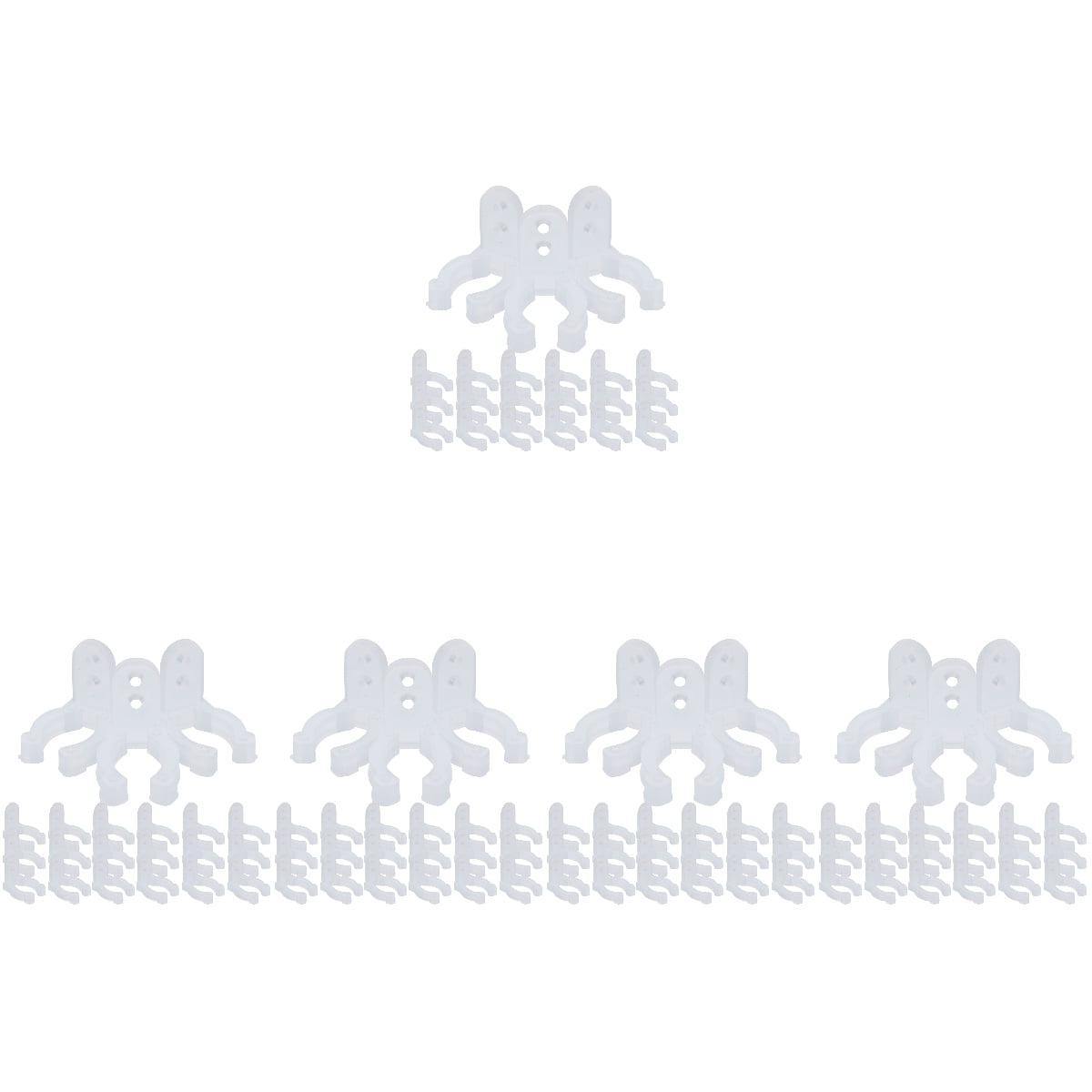 Hemoton 150 pcs Outdoor Rope Lights Clips Led Rope Light Clips Neon ...