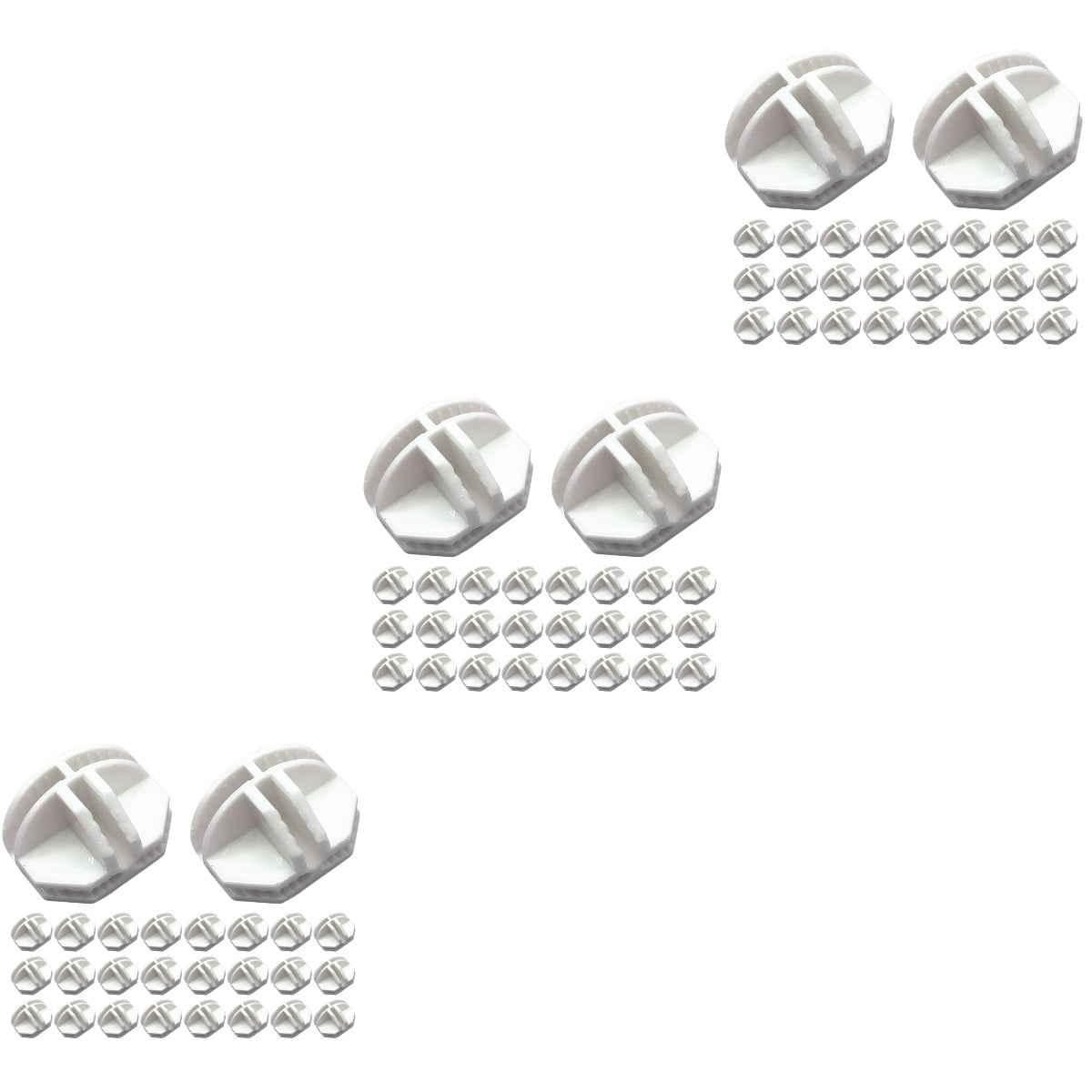 Hemoton 150 pcs Plastic Cube Connectors Wire Cube Connectors ...