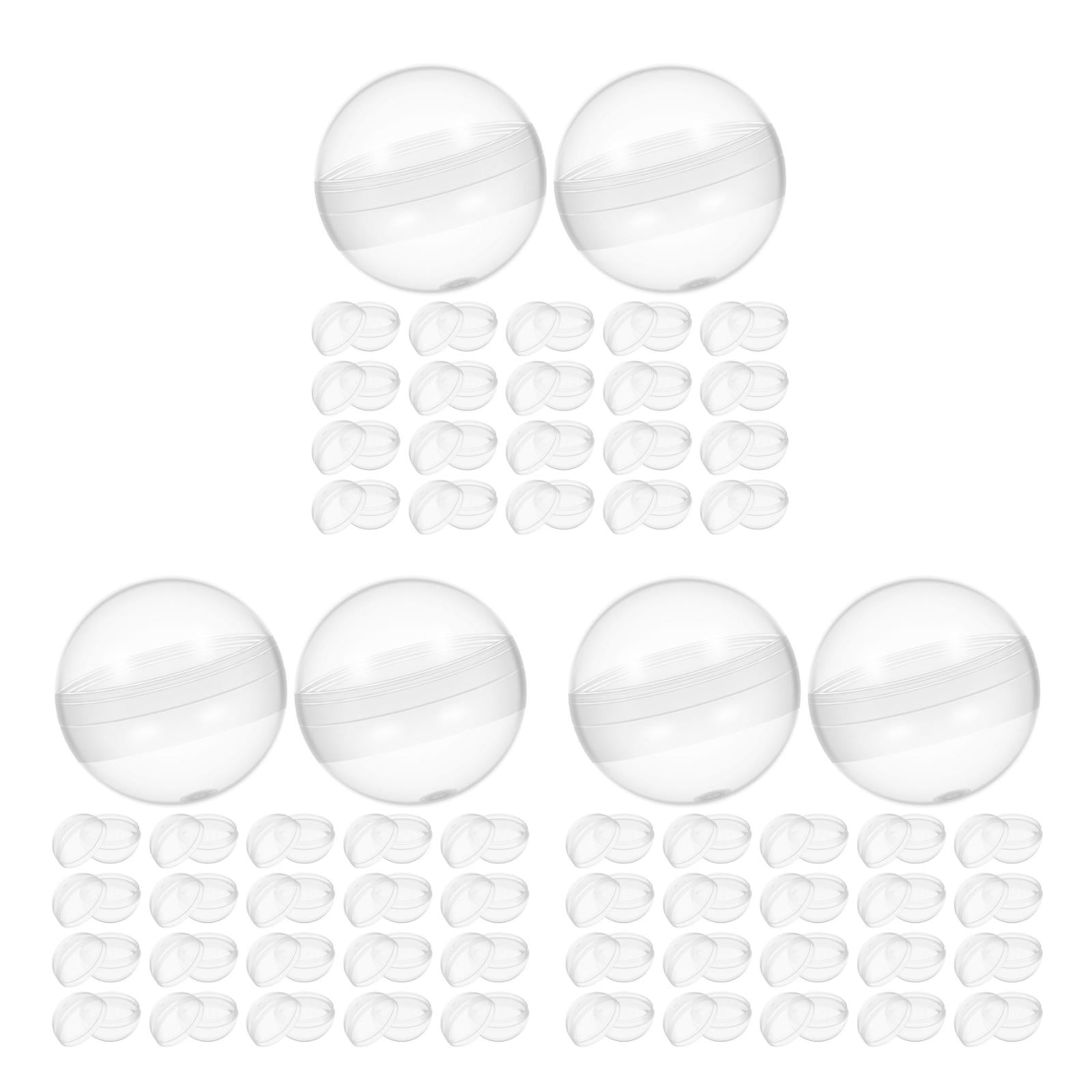 Hemoton 150 pcs Transparent Fillable Ball Vending Machine Capsules DIY ...