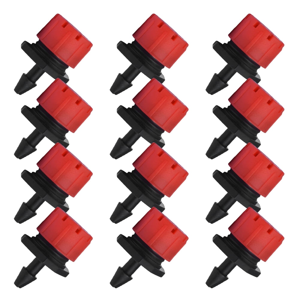 Hemoton 150pcs Barbed Drip Emitter Adjustable Irrigation Drippers ...