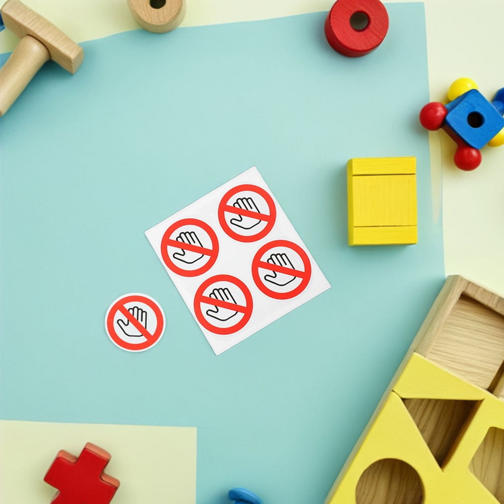 Hemoton 15PCS Safety Warning Sign Stickers Adhesive Labels For Factory ...