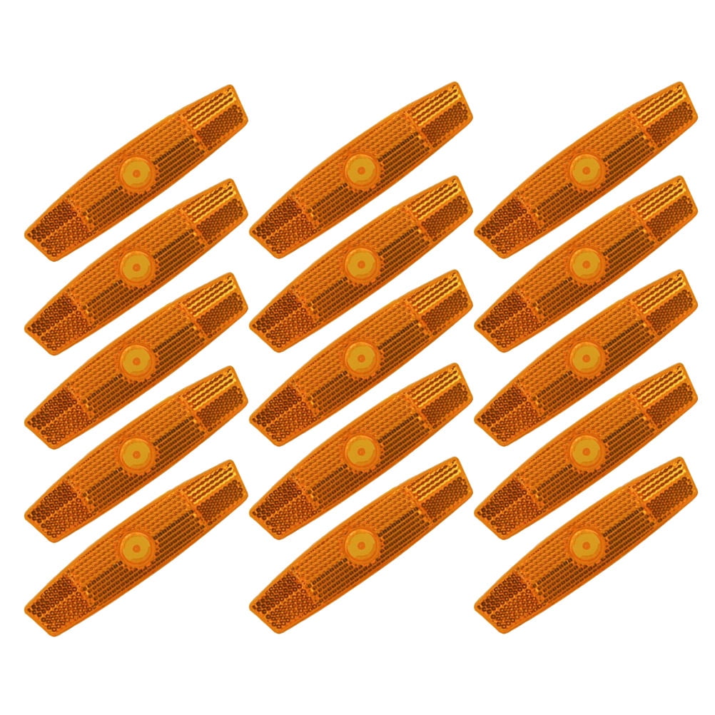 Hemoton 15pcs Bicycle Reflector Reflectors Night Riding Front And Rear ...