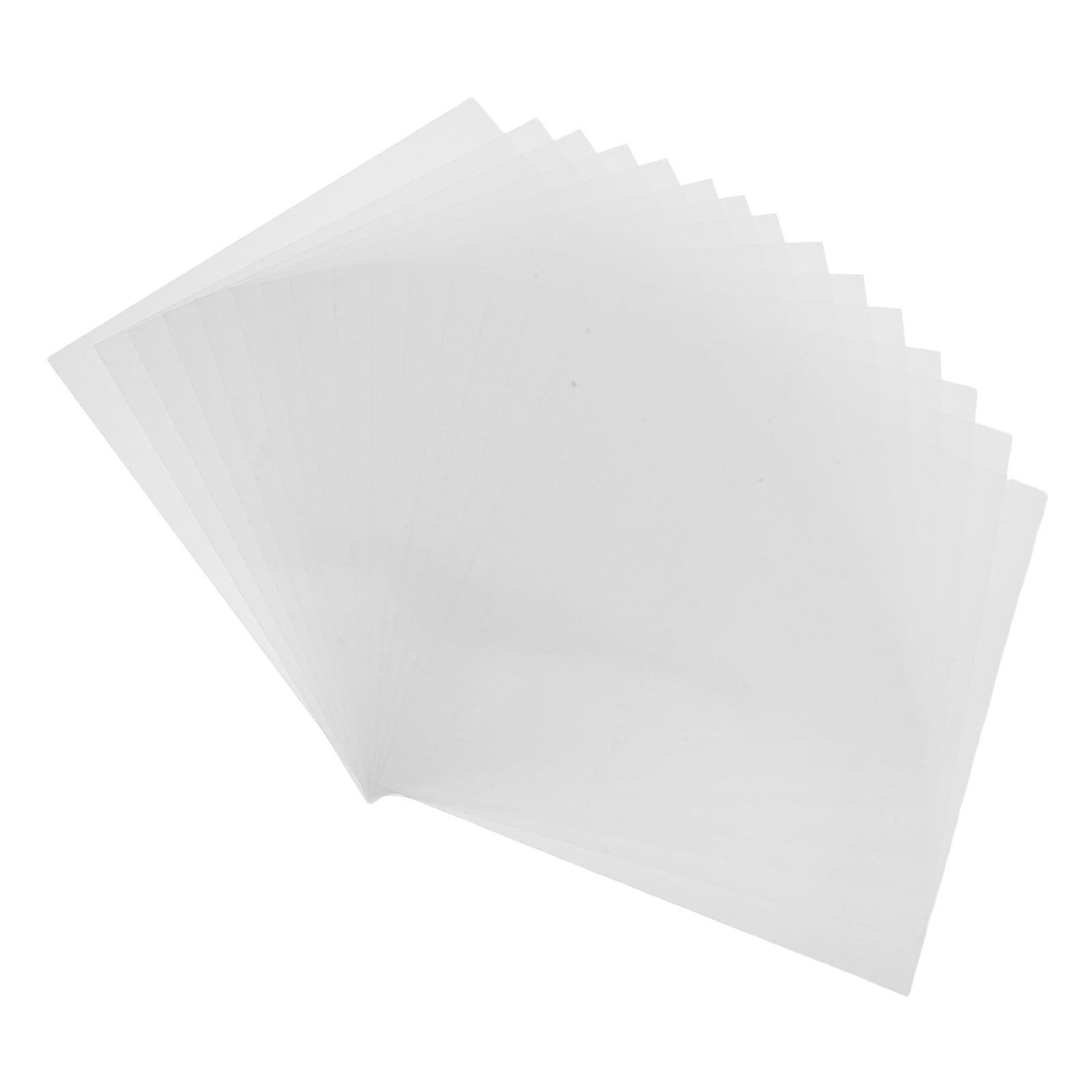 Hemoton 15pcs Blank Stencil Kit Translucent Sheets for Crafting Drawing ...