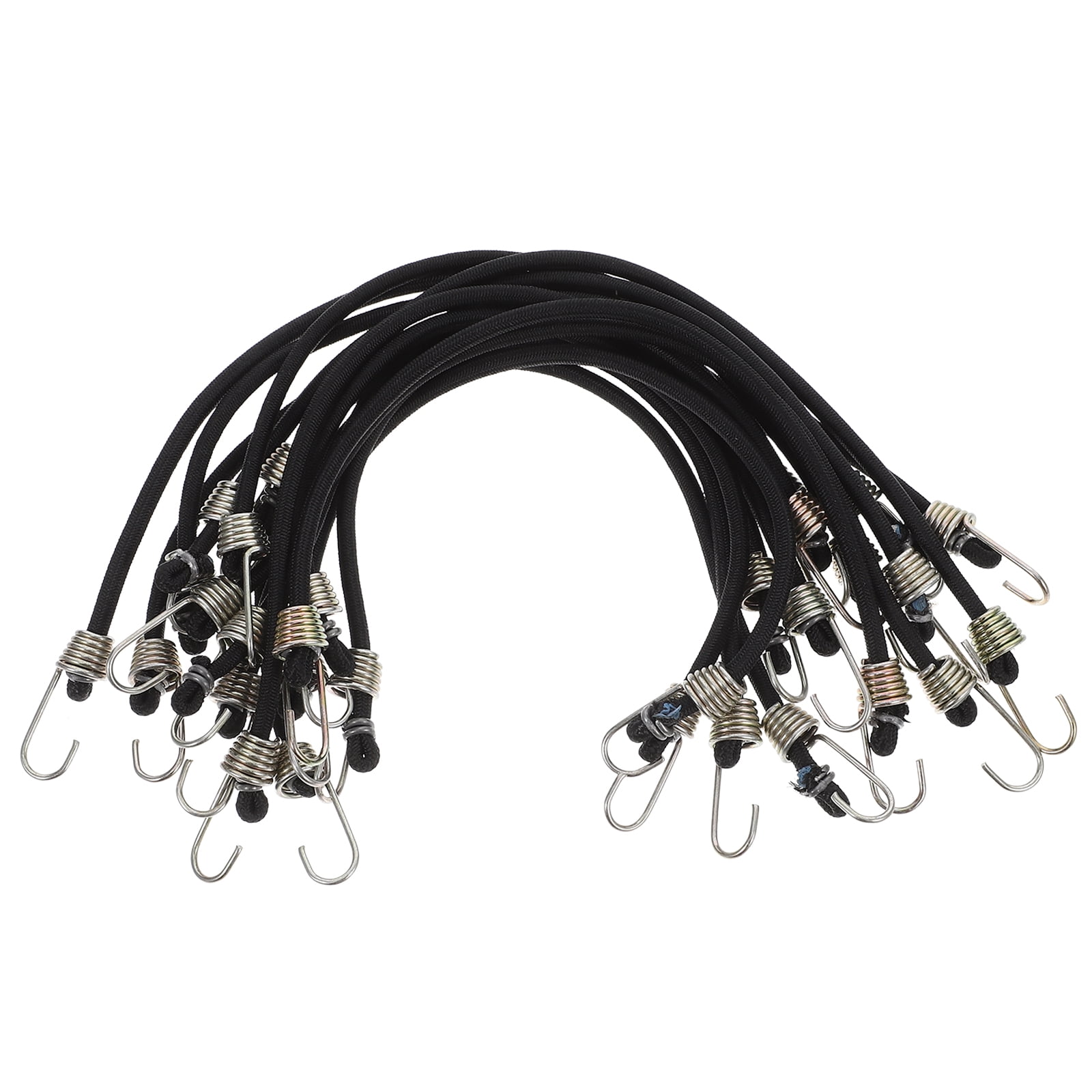 Hemoton 15pcs Elastic Cord Flat Bungee Cords Elastic Bungee Cord Marine ...