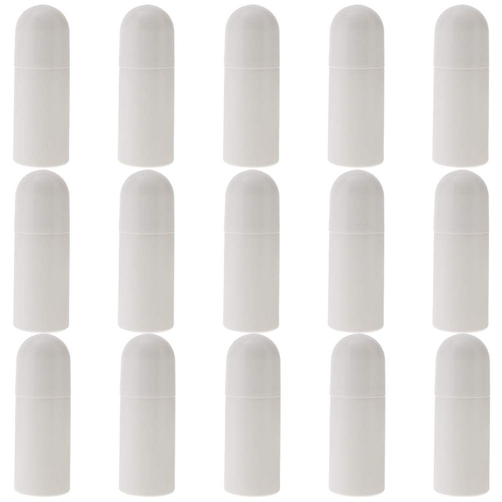 Hemoton 15-Pack 50ml Refillable Roller Bottles for Essential Oils ...