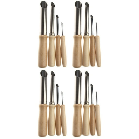 Hemoton 16 Pcs Pottery Hole Cutter Tools Round Punch Pottery Clay ...