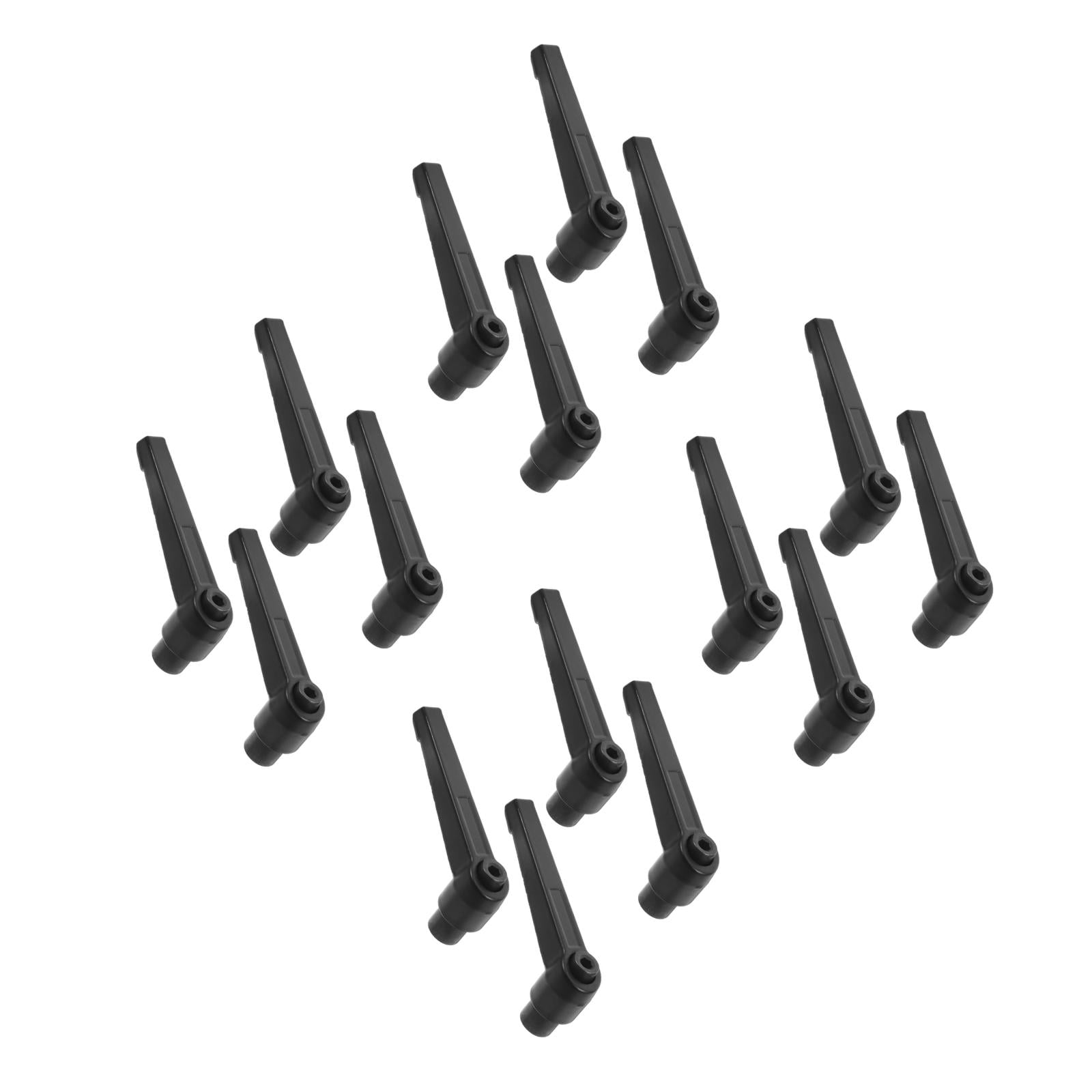 Hemoton 16 pcs Adjustable Clamping Lever Handles M8 X 63mm Threaded ...