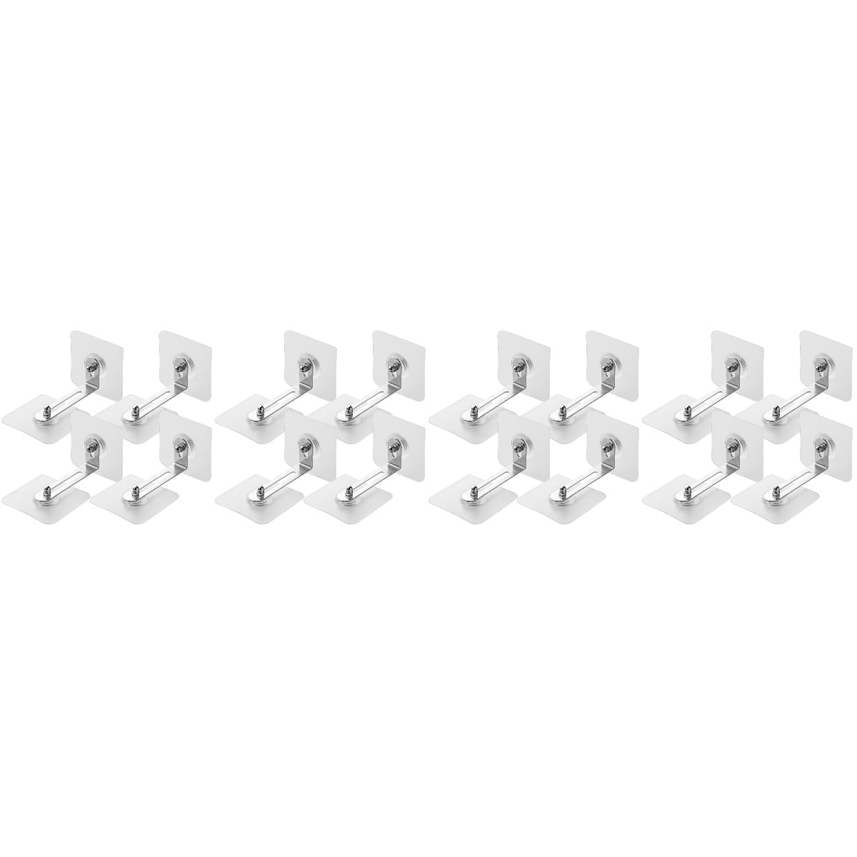 Hemoton 16 pcs Anti Tip Safety Anchors Punch Free Furniture Anchors for ...