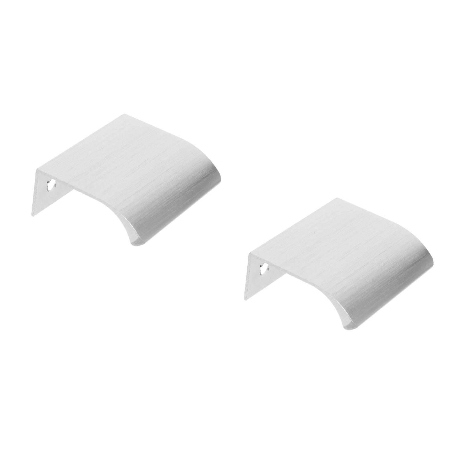 Hemoton 16 pcs Edge Finger Tab Pull For Cabinets Kitchen Concealed ...