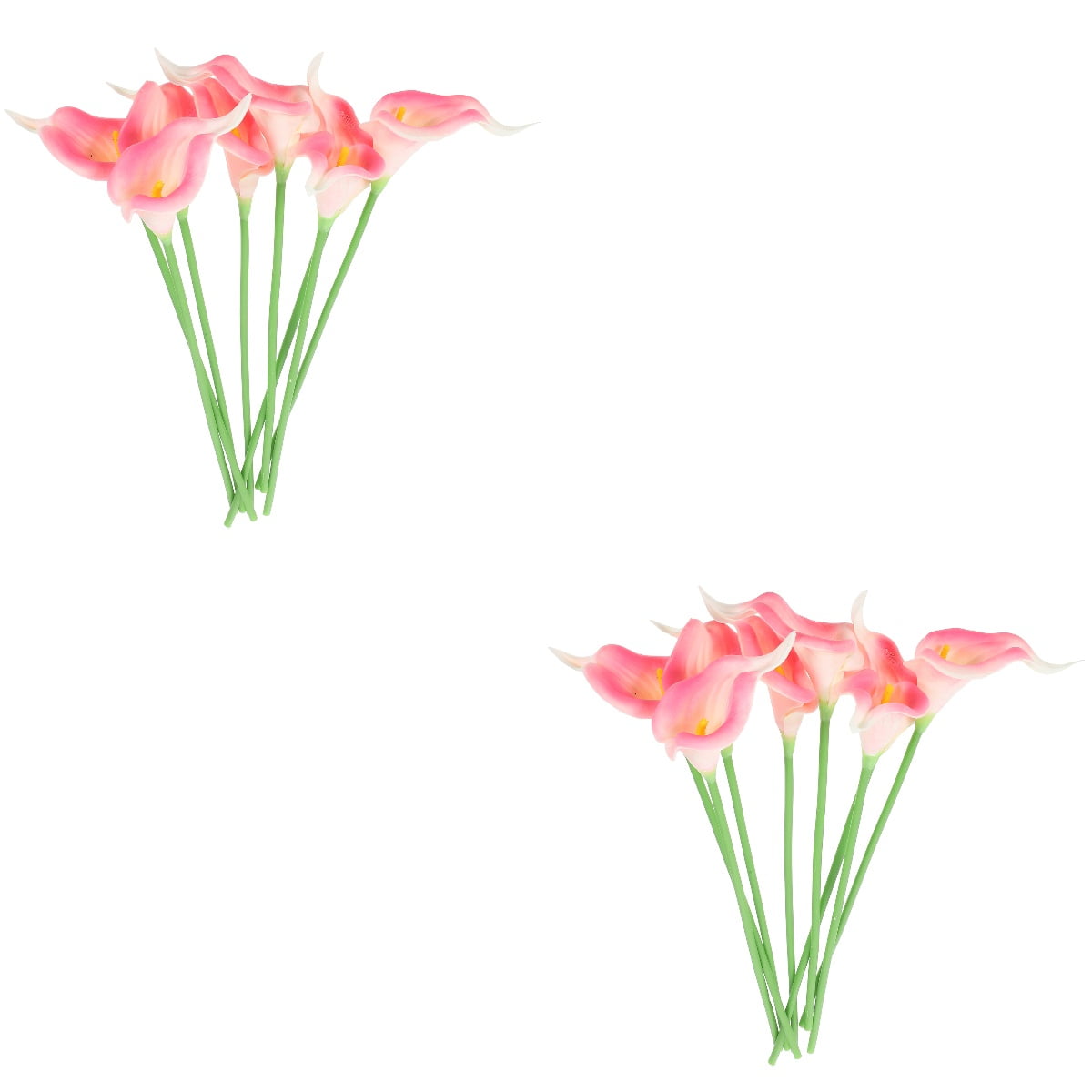 Hemoton 16 pcs Simulated Flower Decors Fake Flower Bunches Faux ...