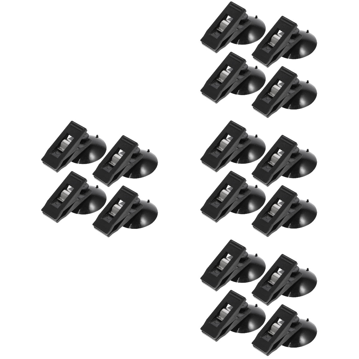 Hemoton 16 pcs Suction Cup Cards Holders Car Fixed Clips Bill Cards ...
