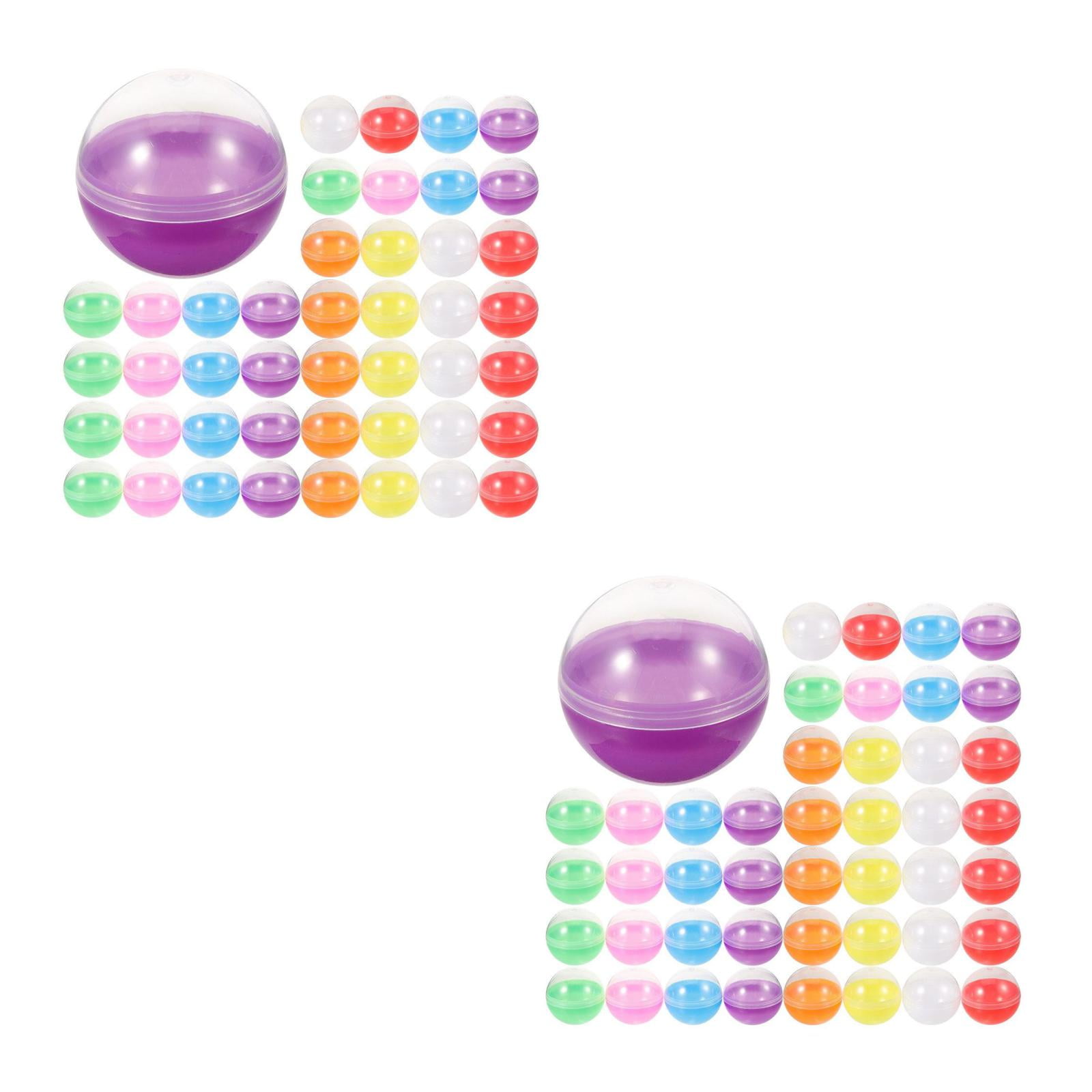Hemoton 160 pcs Vending Machine Capsules Colorful Plastic Capsules ...