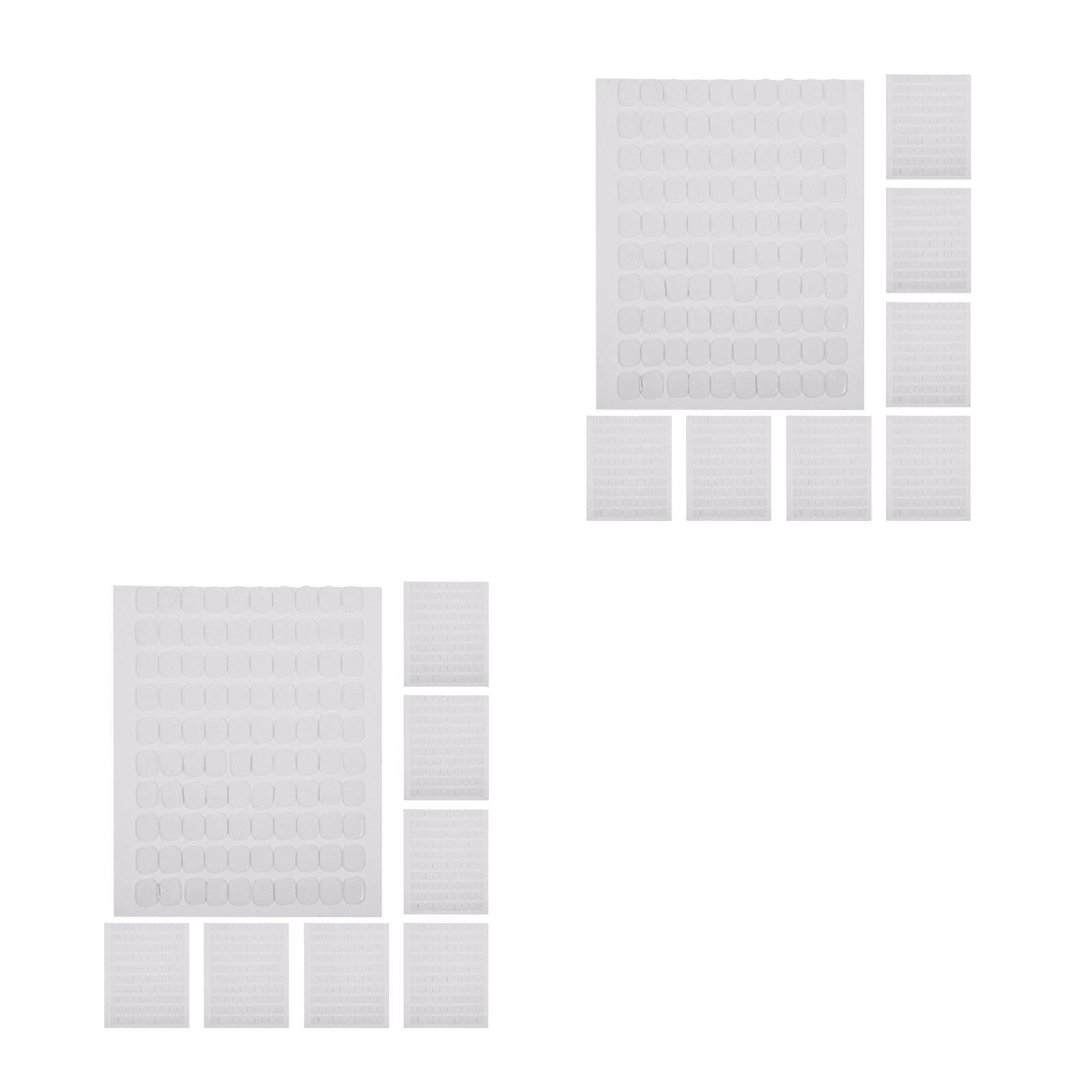 Hemoton 1600 pcs Double Sided Adhesive Dots Clear Removable Sticky Dots ...