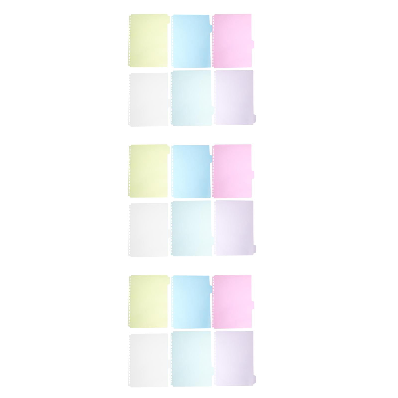 UPGRATOR WORGEOUS 18 PCS A4 Binder Dividers with Tabs for Document ...
