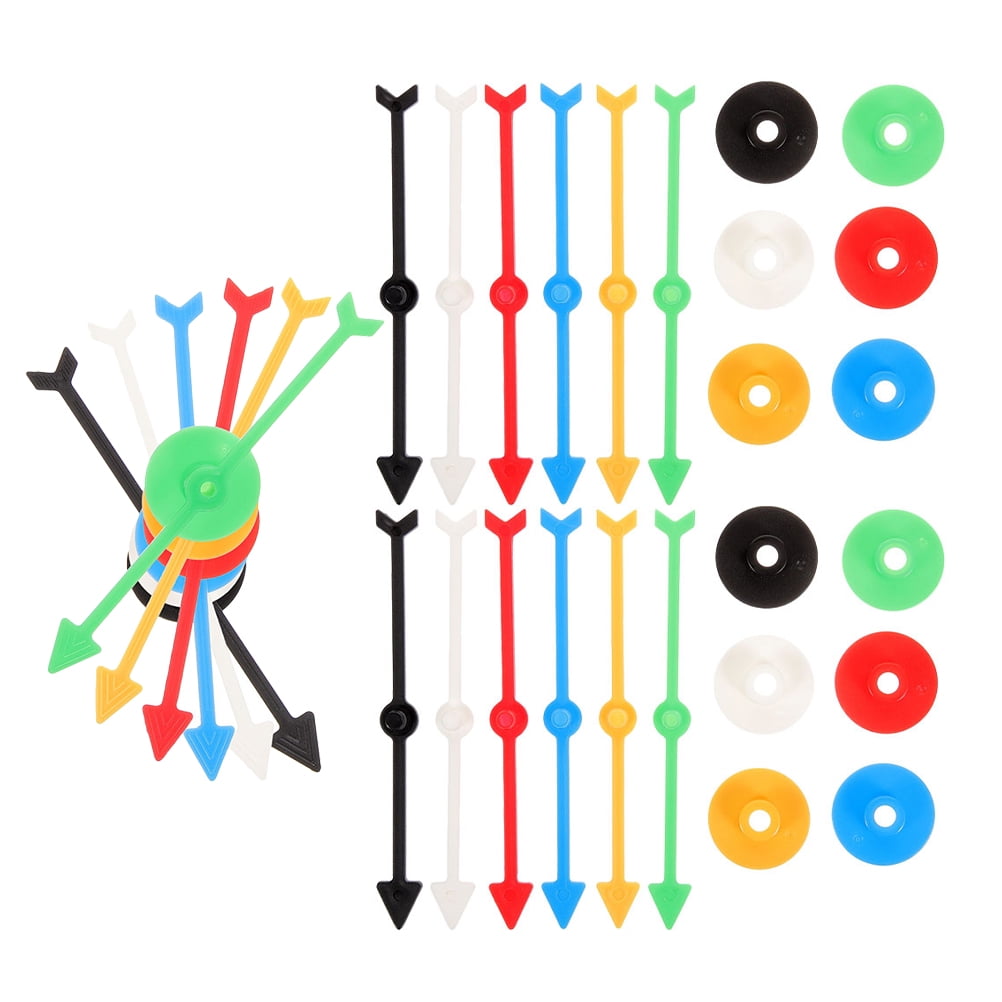 Hemoton 18 Pcs Game Spinners Arrow Extra Large Rotating Plastic Pointer ...