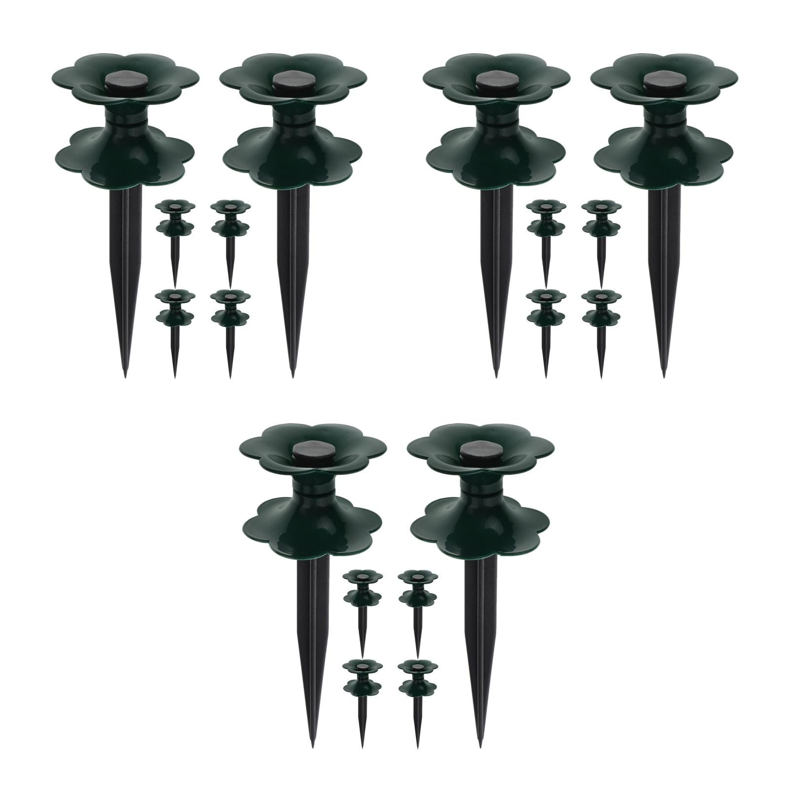Hemoton 18 pcs Garden Hose Guide Spike Water Hose Holder Spike Stand ...