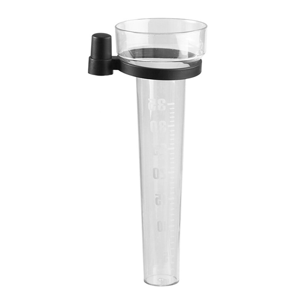 Hemoton 1PC Single Type Rain Gauge PS Plastic Rain Measuring Cup Garden ...