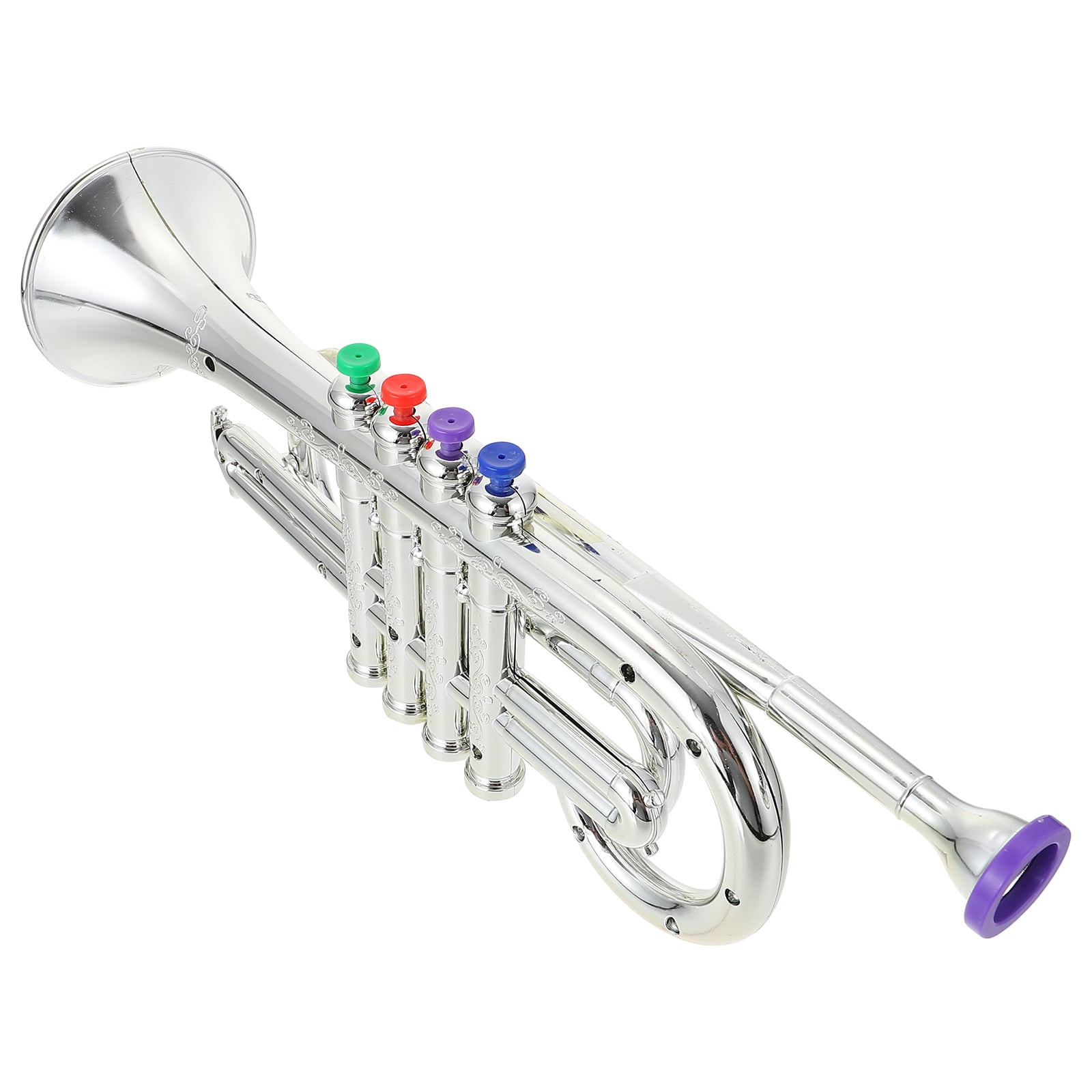 Hemoton 1Pc Simulation Trumpet with Four Tones Music Fake Trumpet Model ...