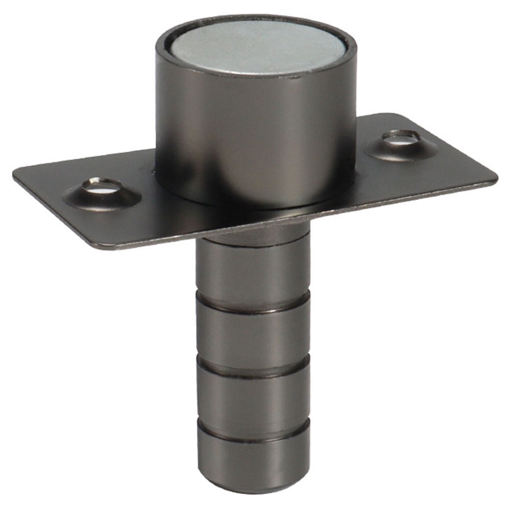 1 Pc Stainless Steel Invisible Hidden Door Stopper Black Door Holder ...