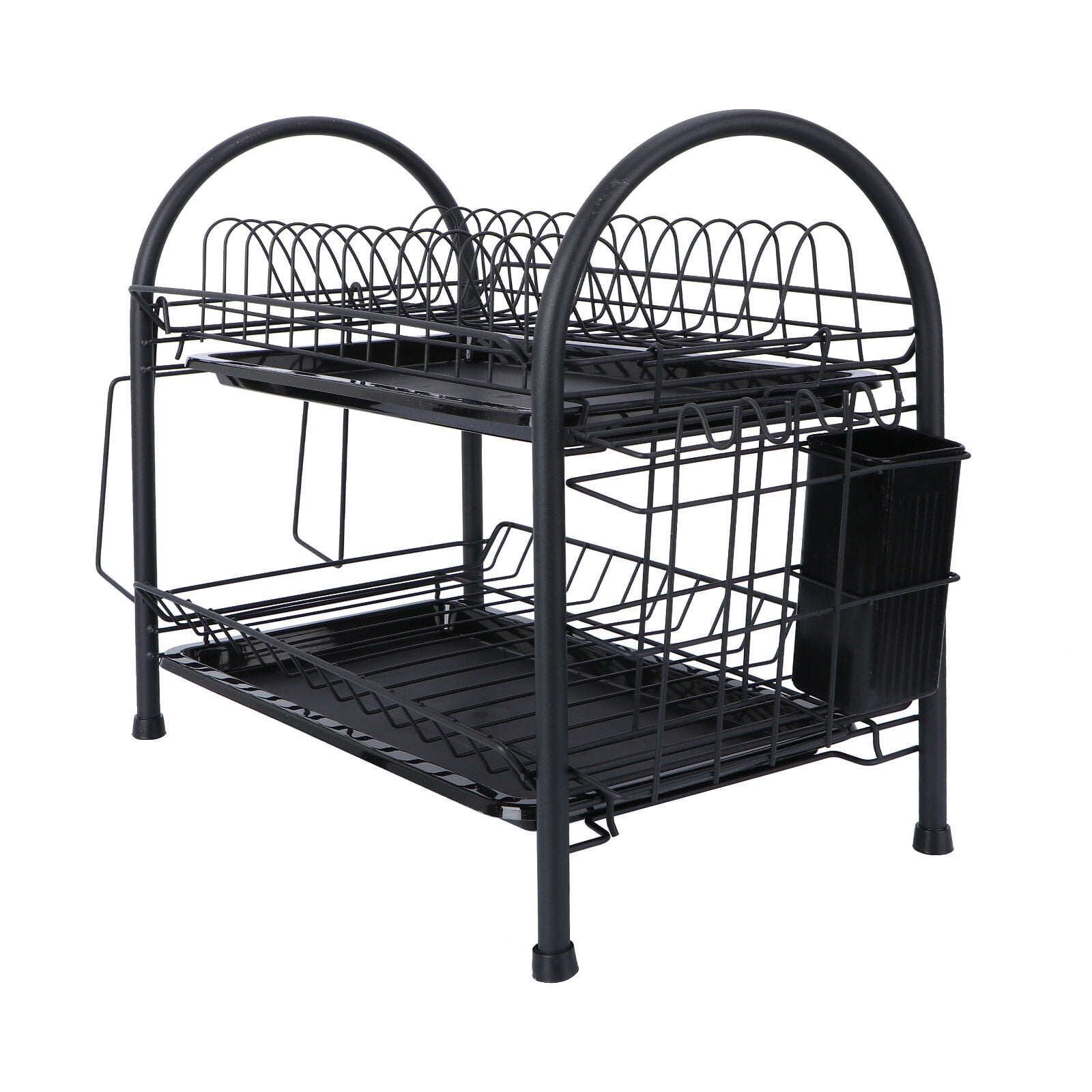 Hemoton 1Pc Storage Racks Kitchen Multi-layer Dish Rack Cutlery Display ...