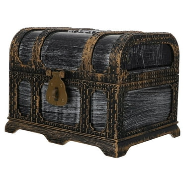 Small Treasure Box Multi-function Pirate Chest Antique Simulation ...