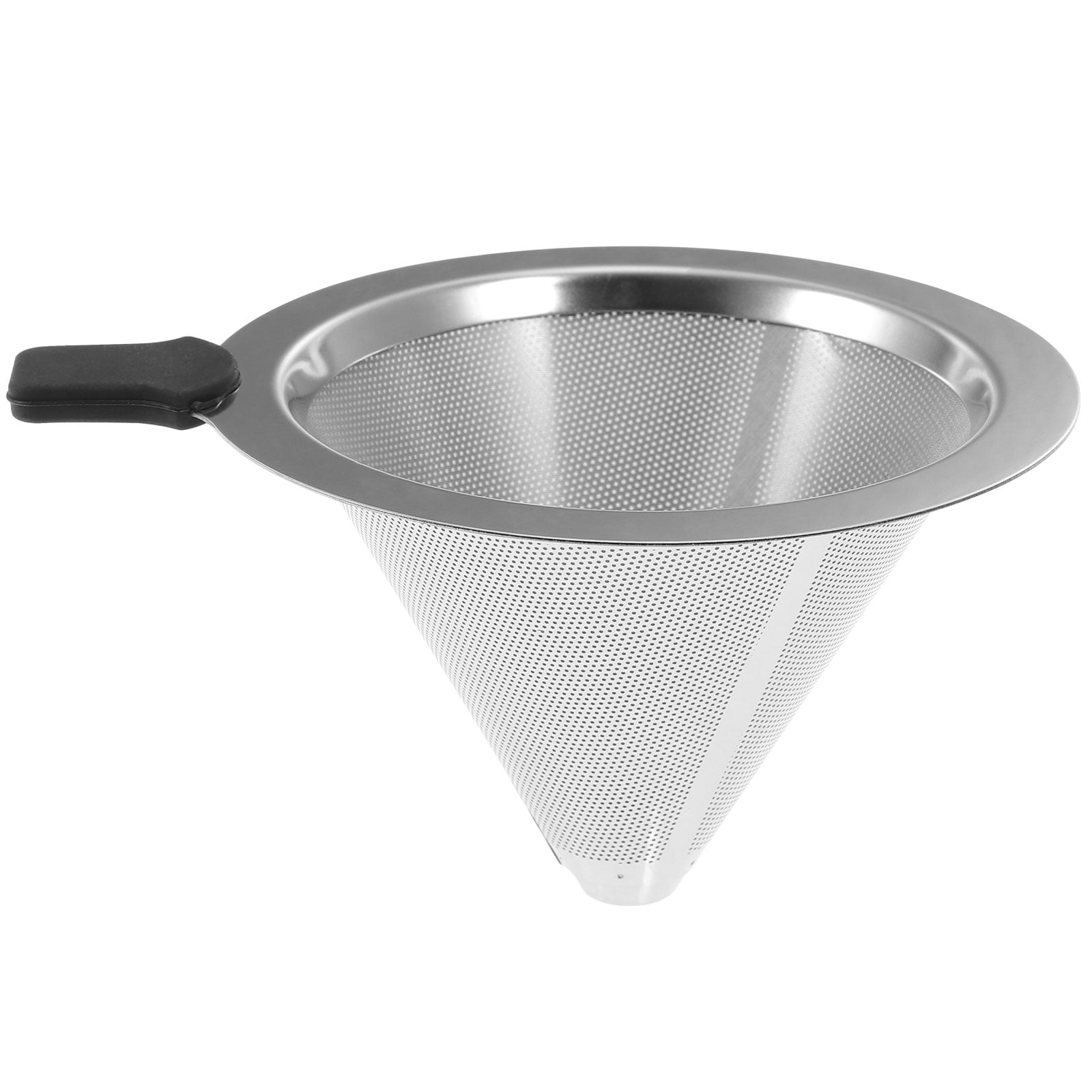 Hemoton 1pc Stainless Steel Beverage Coffee Filter Funnel Strainer ...