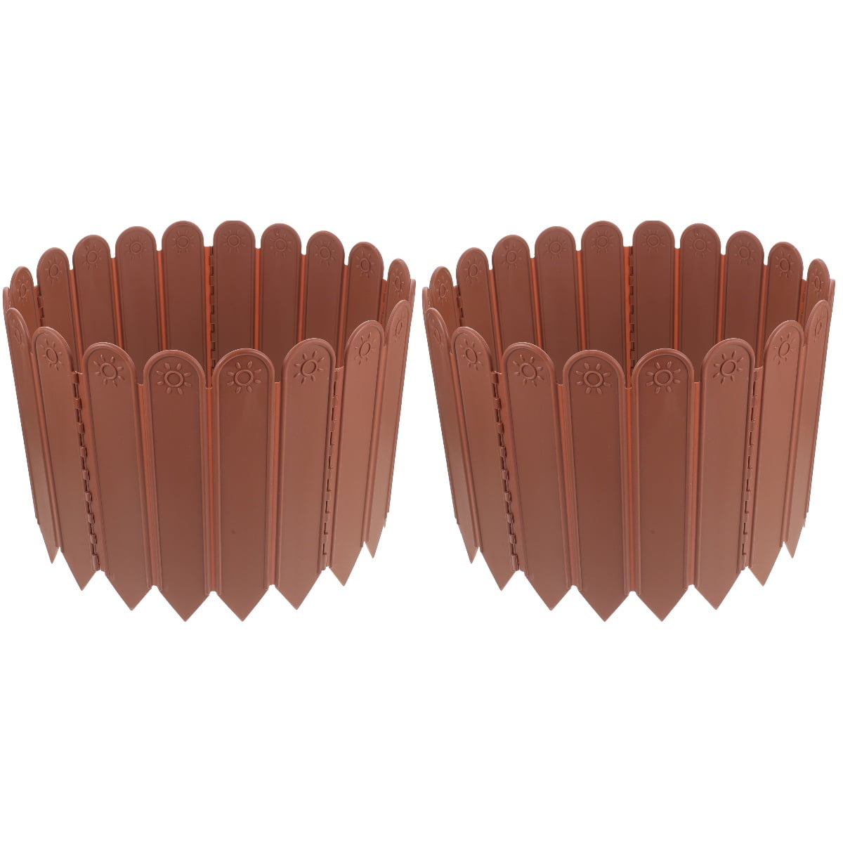 Hemoton 2 Bags Heavy Duty Clothes Hanger Garden Fence Lawn Edging ...