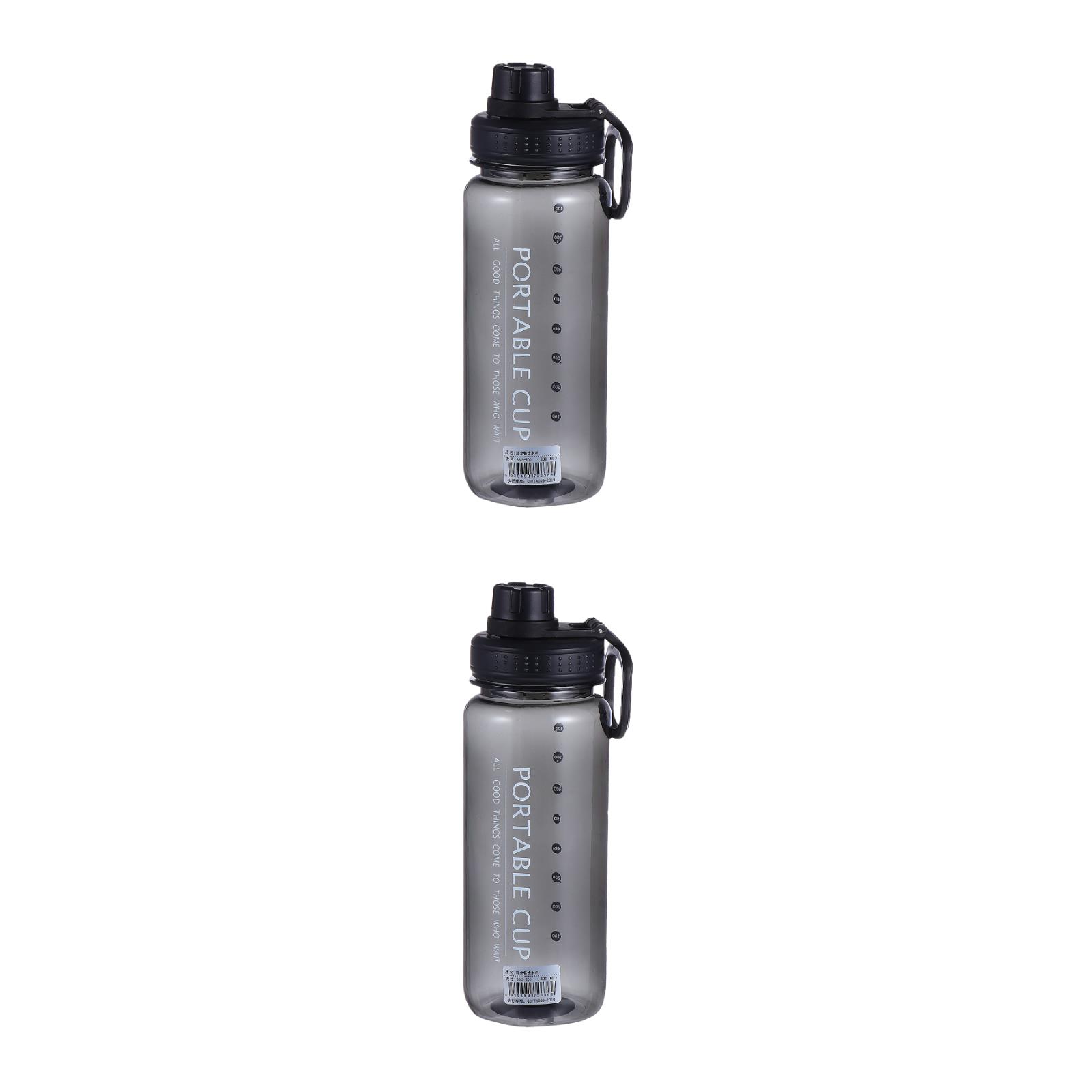 Hemoton 2 Count Space Cup Water Intake Tracking Water Bottle 800ml ...