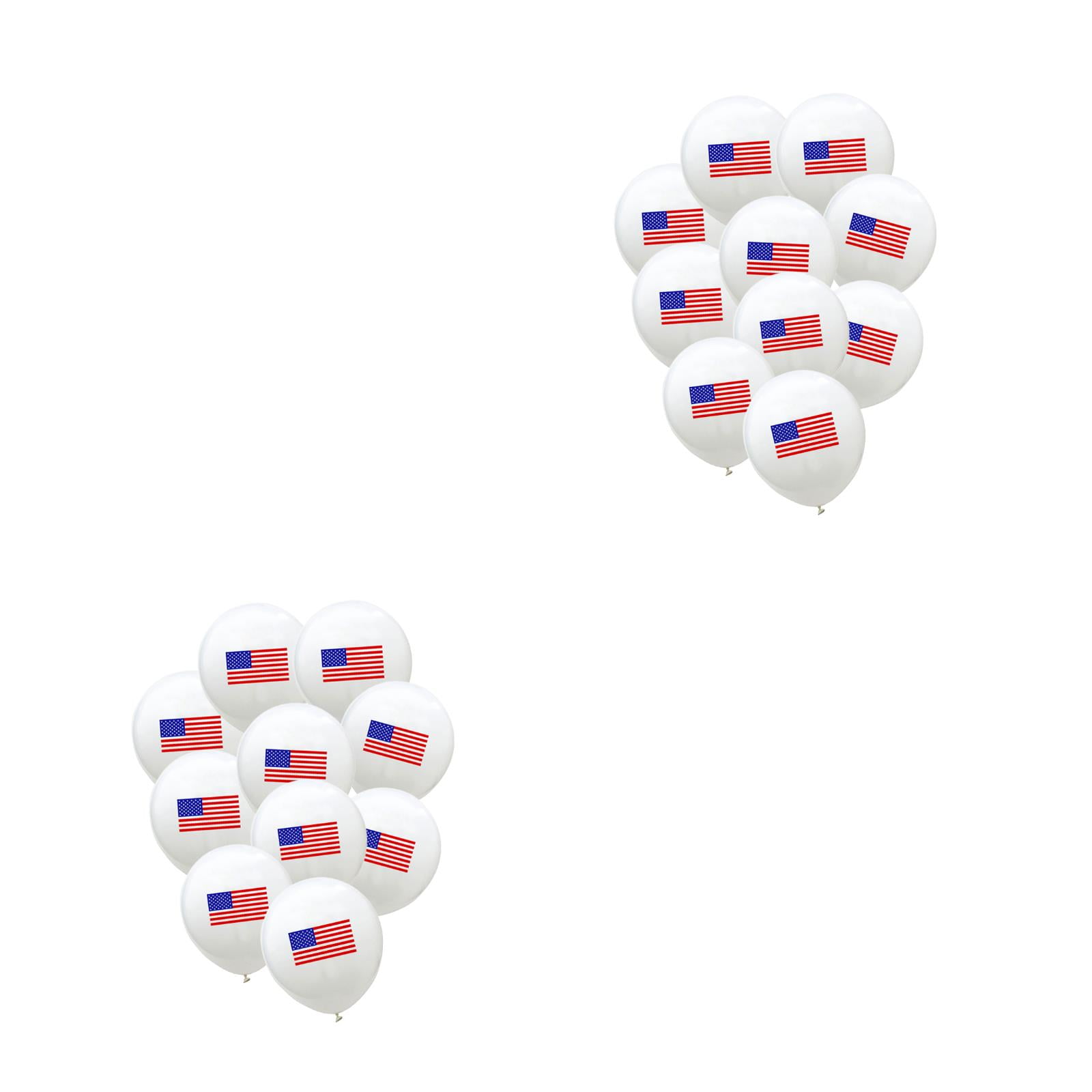 Hemoton 2 Count Us Flag Balloons Reusable Garland Lightweight - Walmart.com
