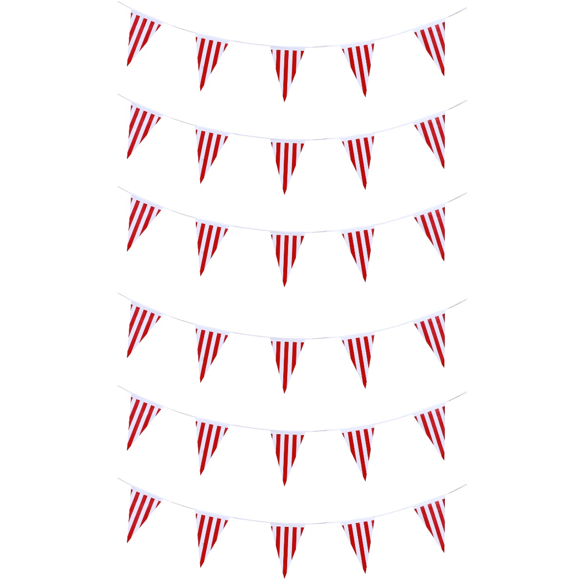 Hemoton 2 Pack Circus Party Decorations Pulling Flags Pennants Birthday ...