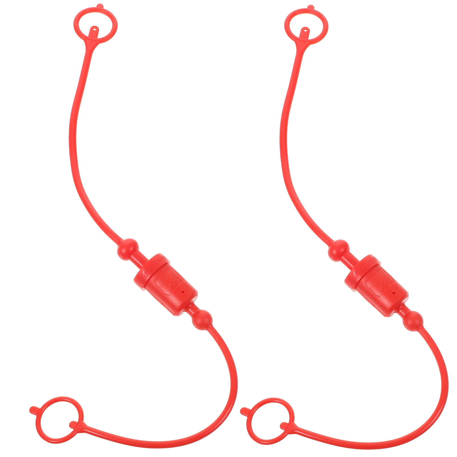 Hemoton 2 Pack Connector Dust Protection Cap Caps and Plugs Flat Face ...