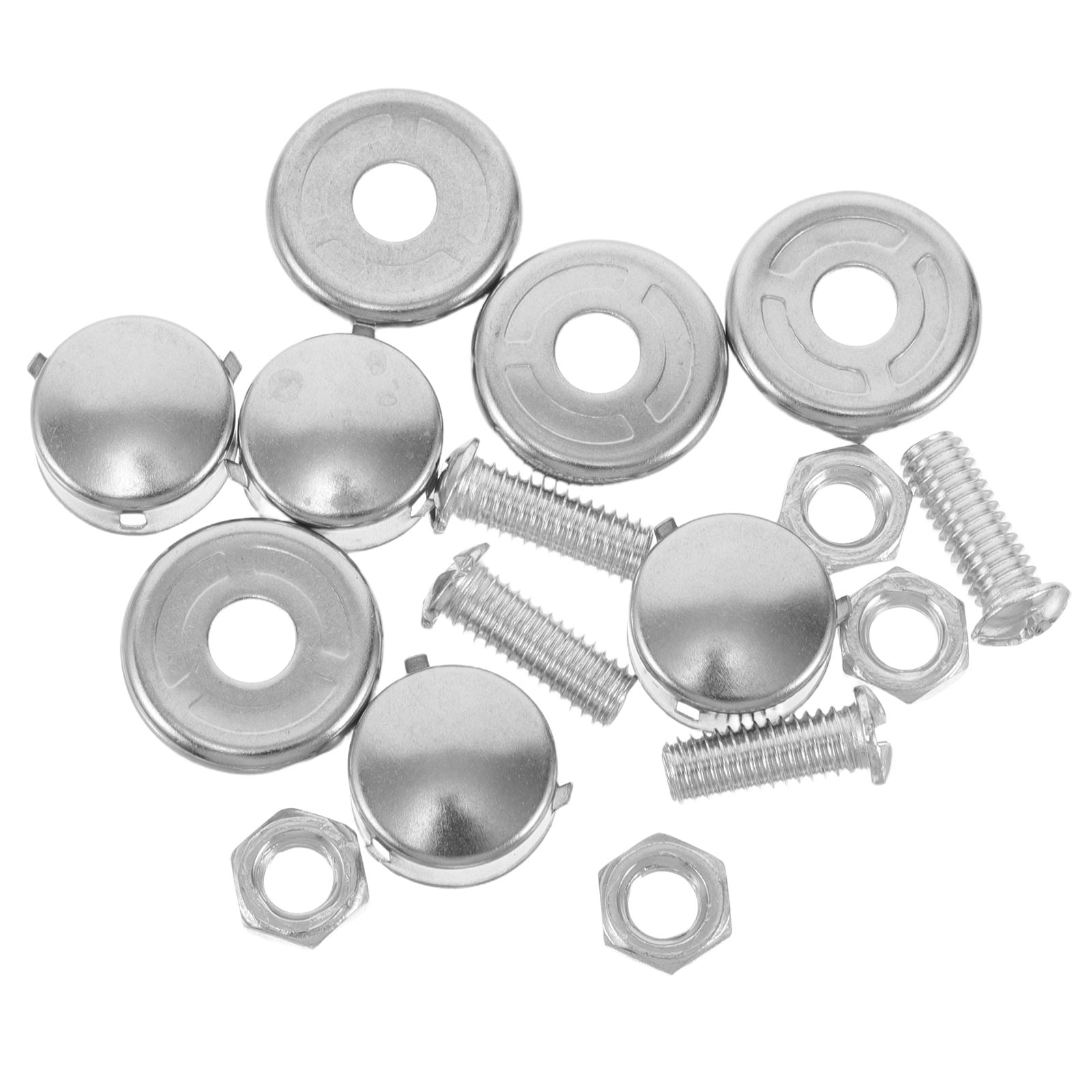 Hemoton 2 Packs Car License Plate Screws And Nuts Stainless Steel ...