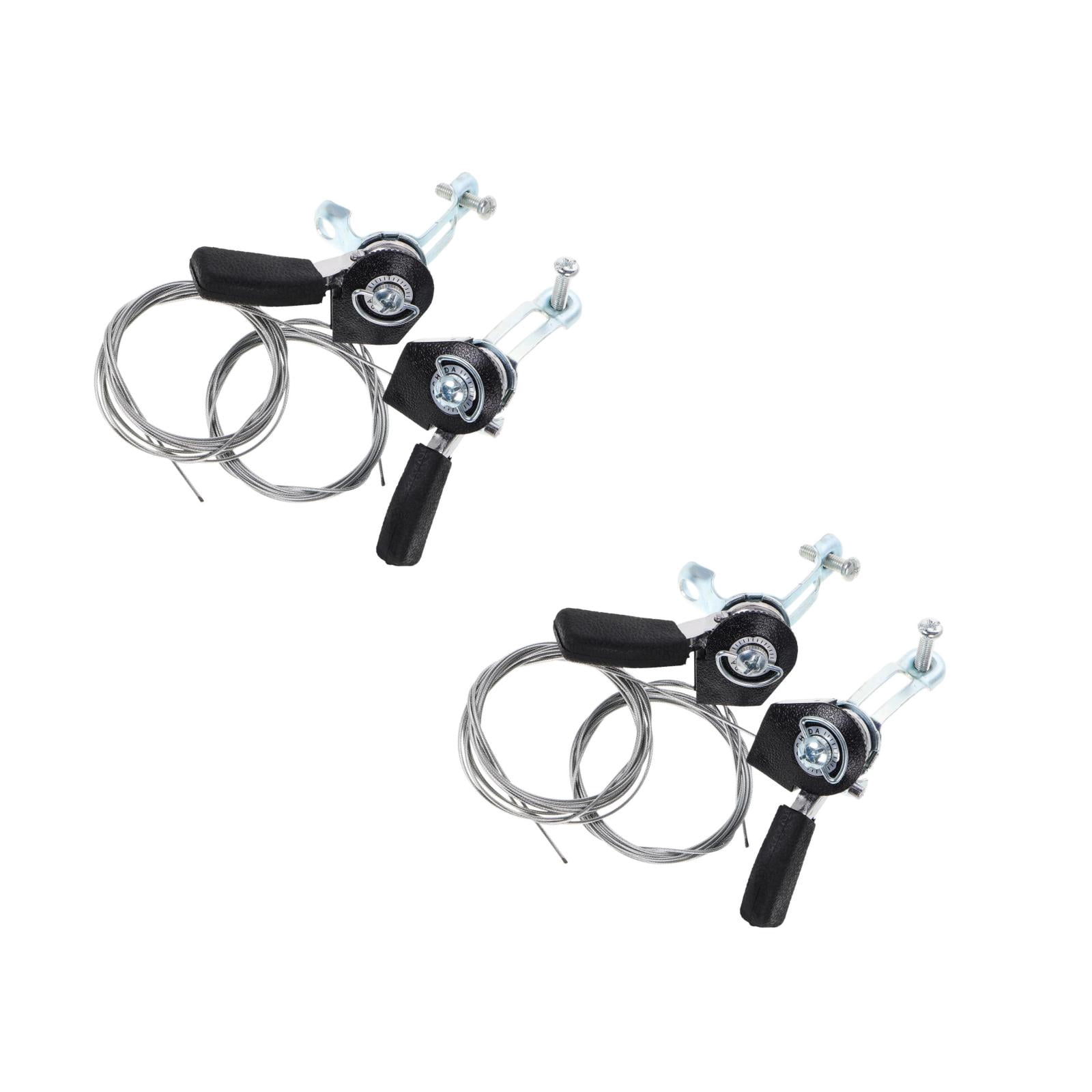 Hemoton 2 Pairs Bike Shifter Bike Aluminum Friction Thumb Shifter with ...