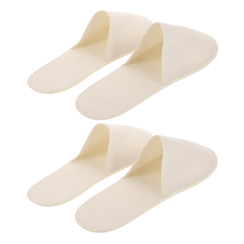 Hemoton 2 Pairs Hotel Style Slipper Spa Slippers for Guests Travel ...