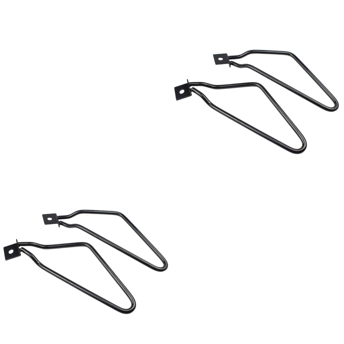 Hemoton 2 Pairs Motorcycle Saddlebags Mounting Bracket Saddlebags Bar ...
