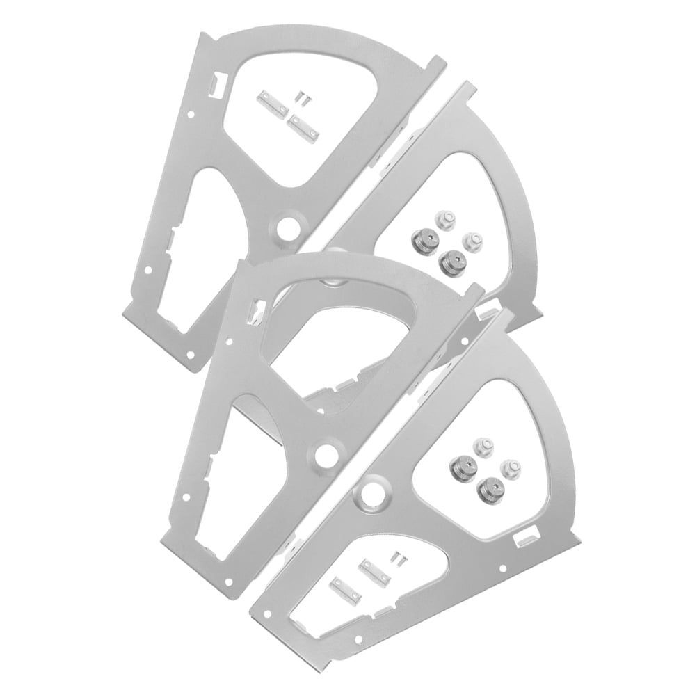 Hemoton 2 Pairs Steel Drawer Hinges Cabinet Flip Frames Shoes Rack ...