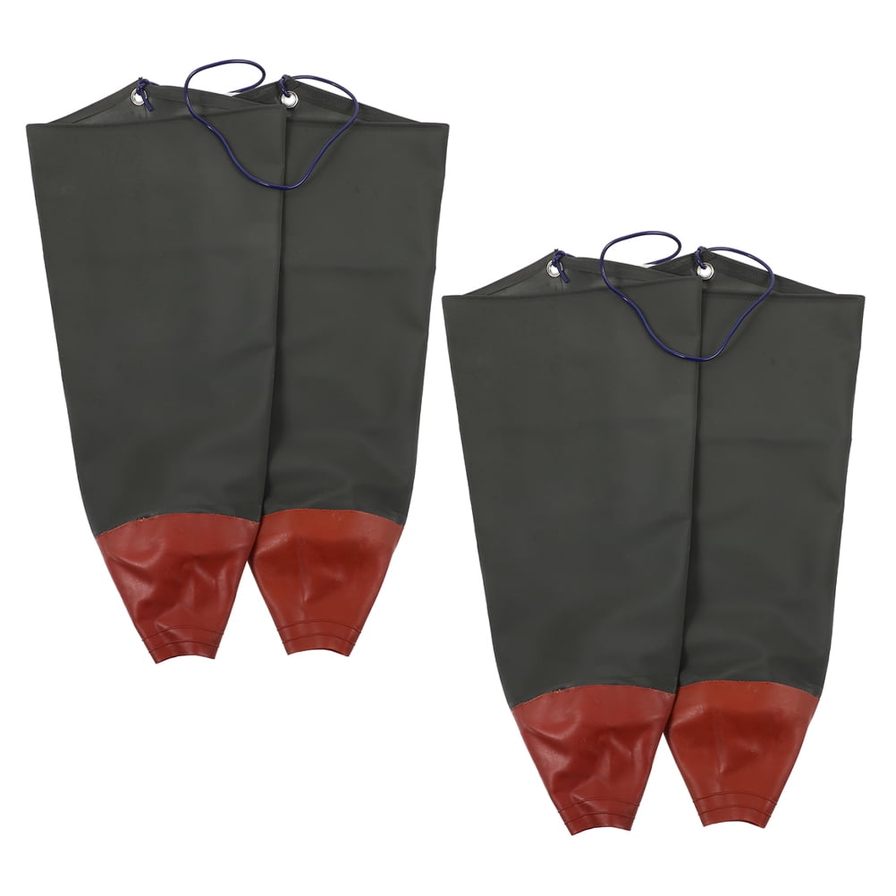 Hemoton 2 Pairs Rubber Work Sleeves Gloves, Protective Arm Oversleeves ...