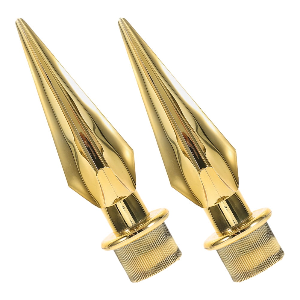 Hemoton 2 Pcs Acorn End Cap Flag Pole Topper Finial Eagle Flagpole ...