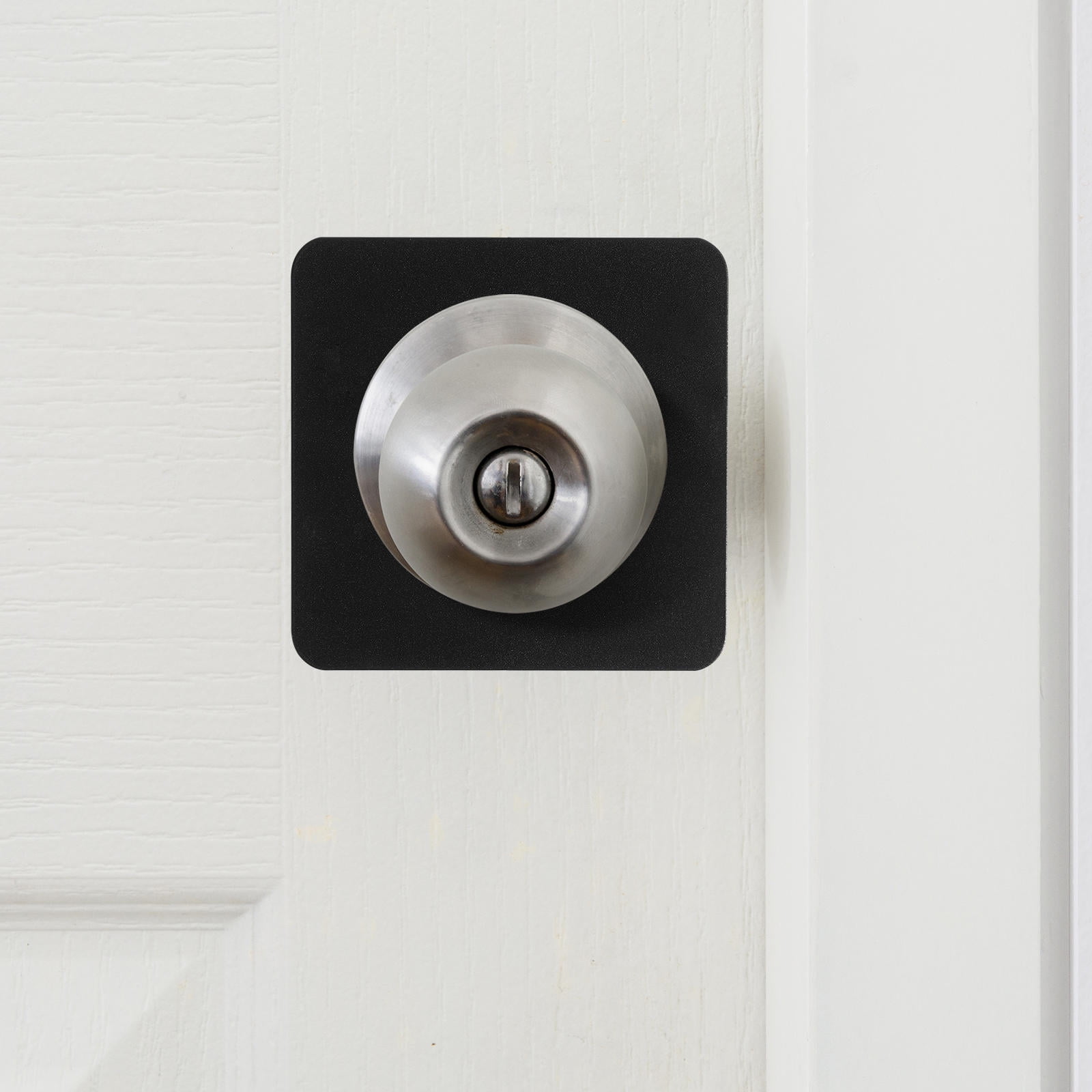 Hemoton 2 Pcs Door Knob Plates Door Lock Hole Cover Plate Stainless ...