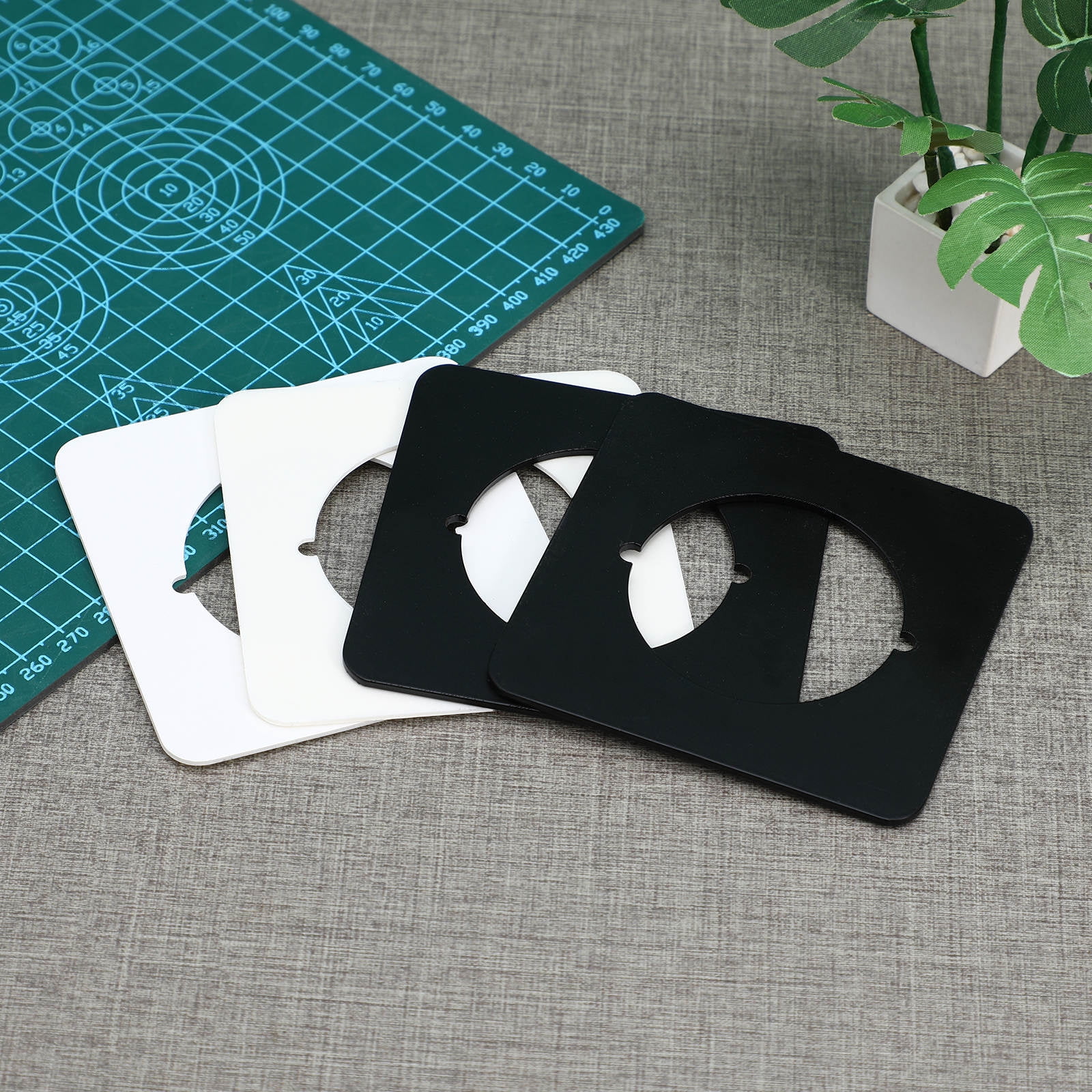 Hemoton 2 Pcs Door Lock Repair Plate Stainless Steel Deadbolt Strike ...