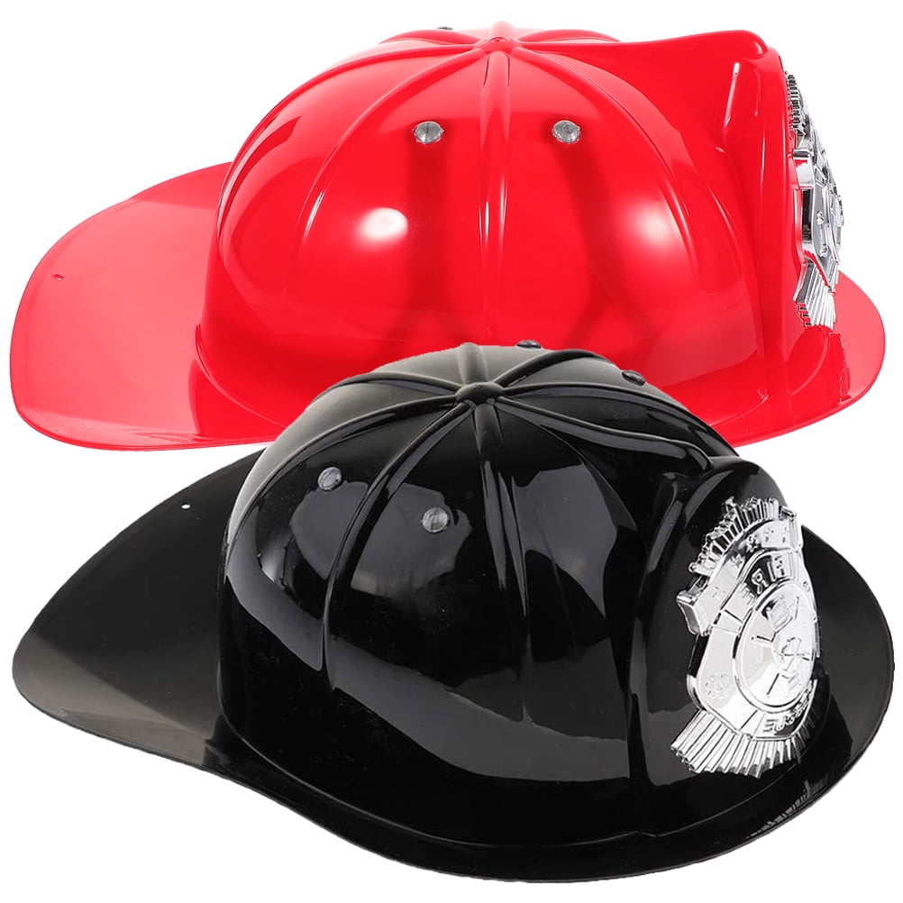 Hemoton 2 Pcs Fire Fighting Helmet Fireman Hat Child Woman - Walmart.com