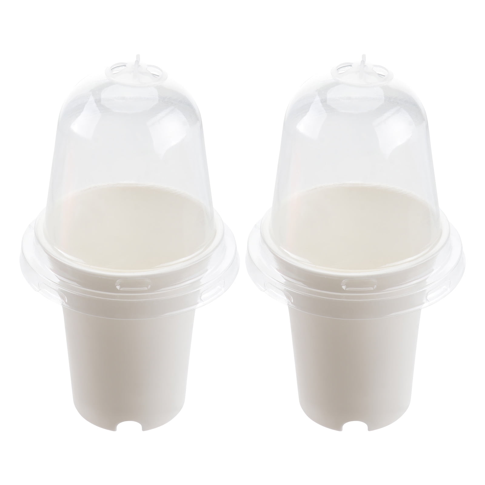 Hemoton 2 Pcs Plant Suffocation Cover Growth Planting Pots with Lids ...