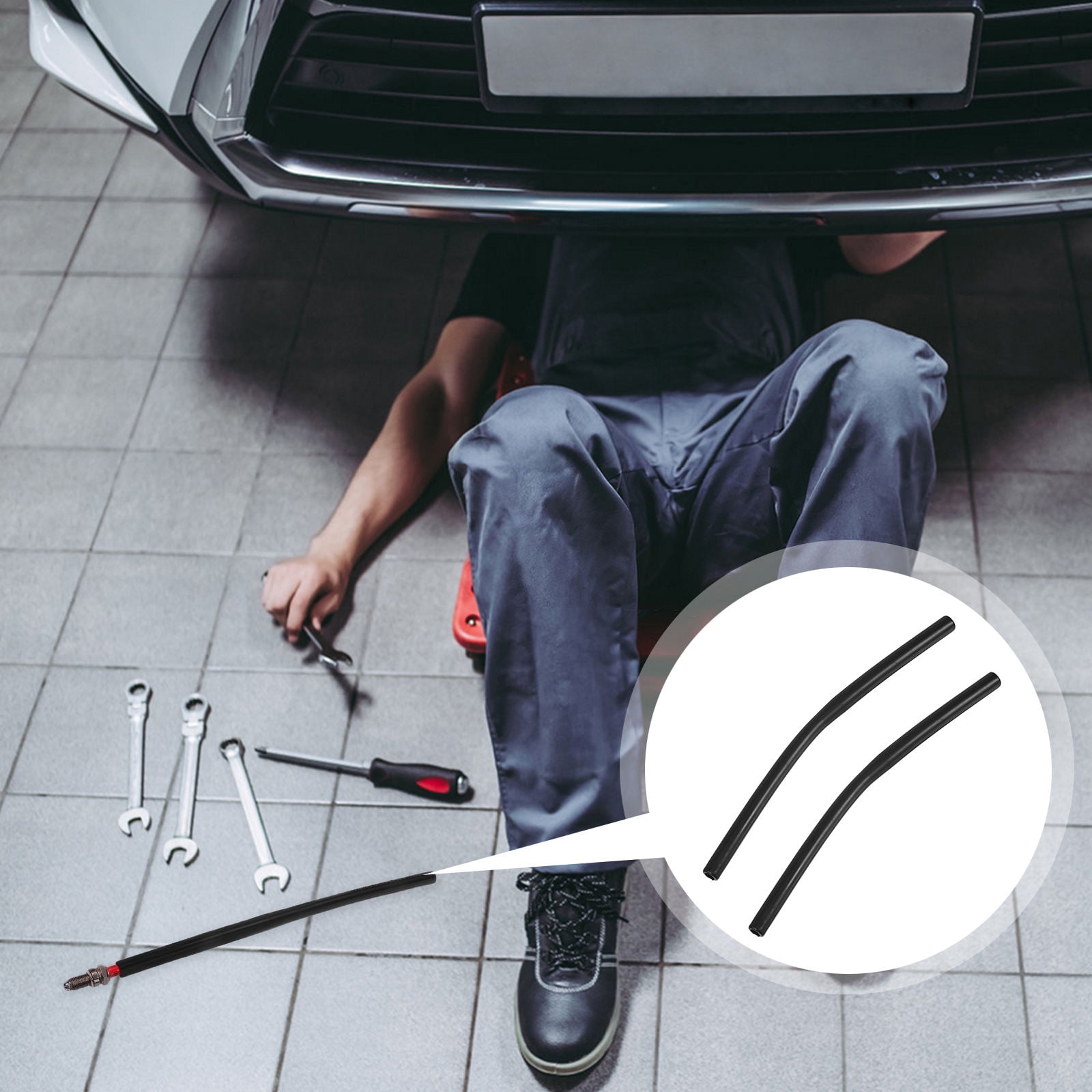 Hemoton 2 Pcs Rubber Spark Plug Installation Tool For Car Engines Spark ...