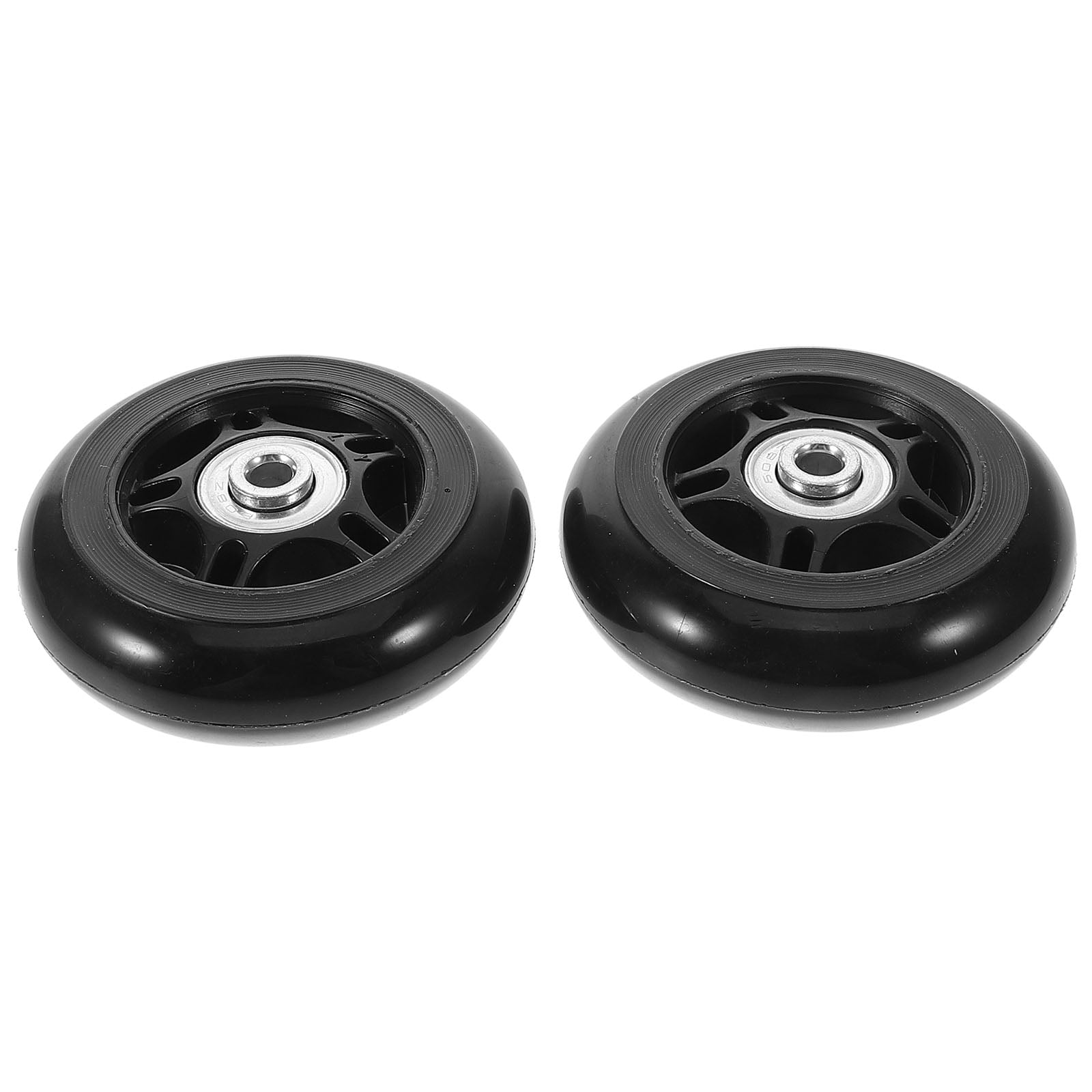 Hemoton 2 Pcs Suitcase Wheel Luggage Wheels Replacement Kit Child Black ...