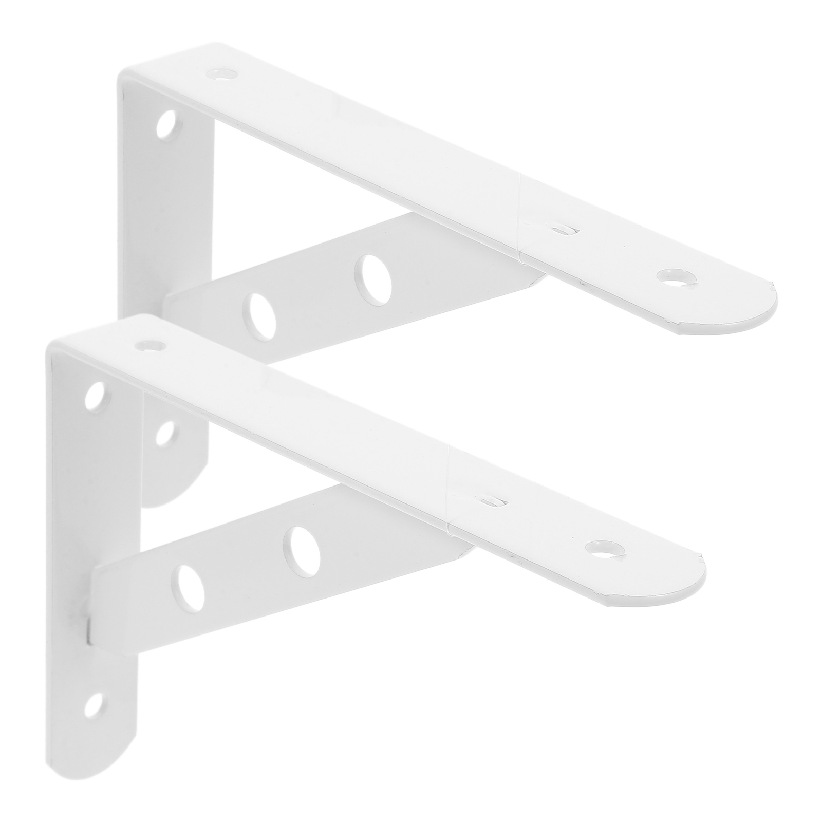 Hemoton 2 Pcs Wall Partition Shelves Quick Setup Bracket Office Shelf ...
