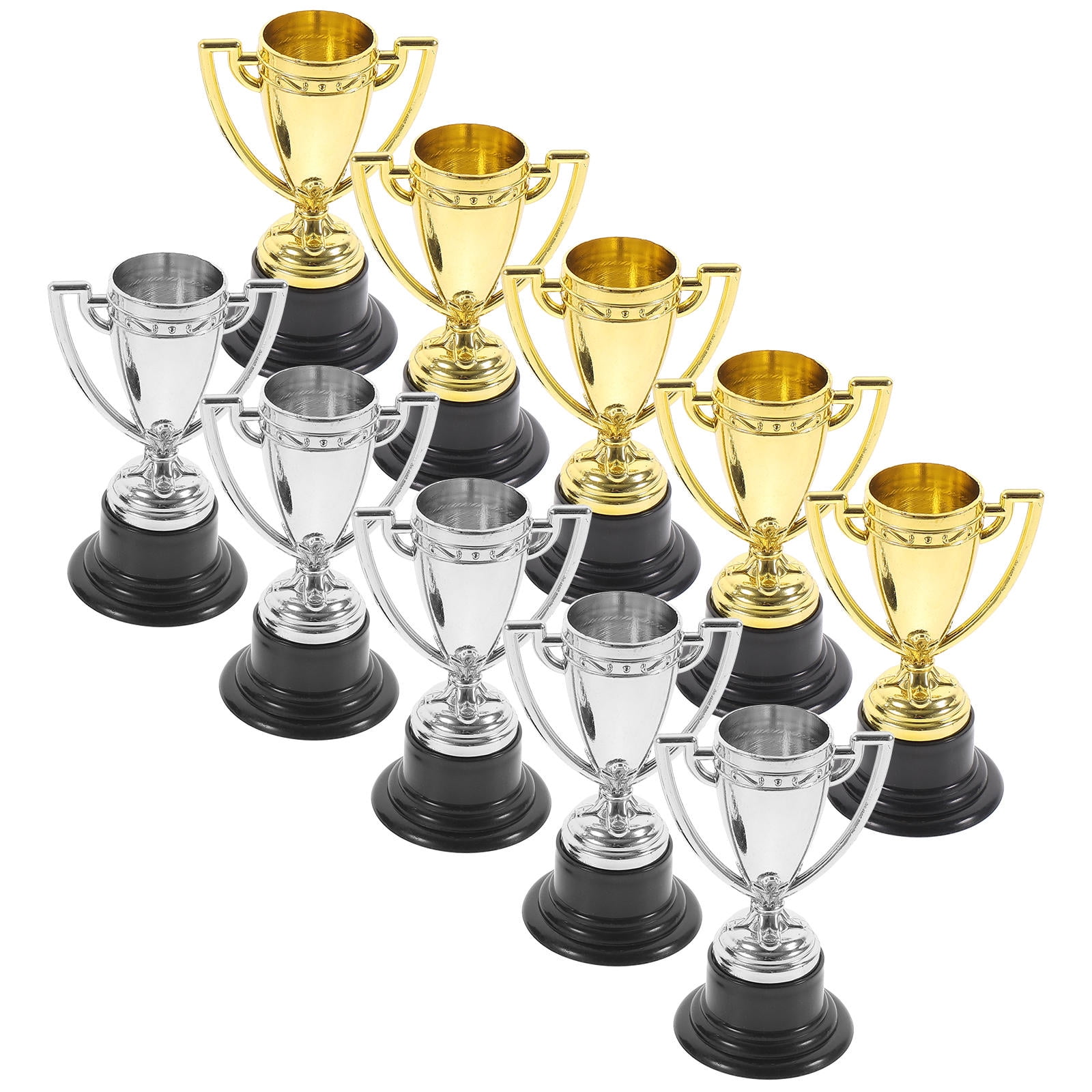 Hemoton 2 Pieces Trophies for Kids Fidget Plastic Trophy Mini Child ...