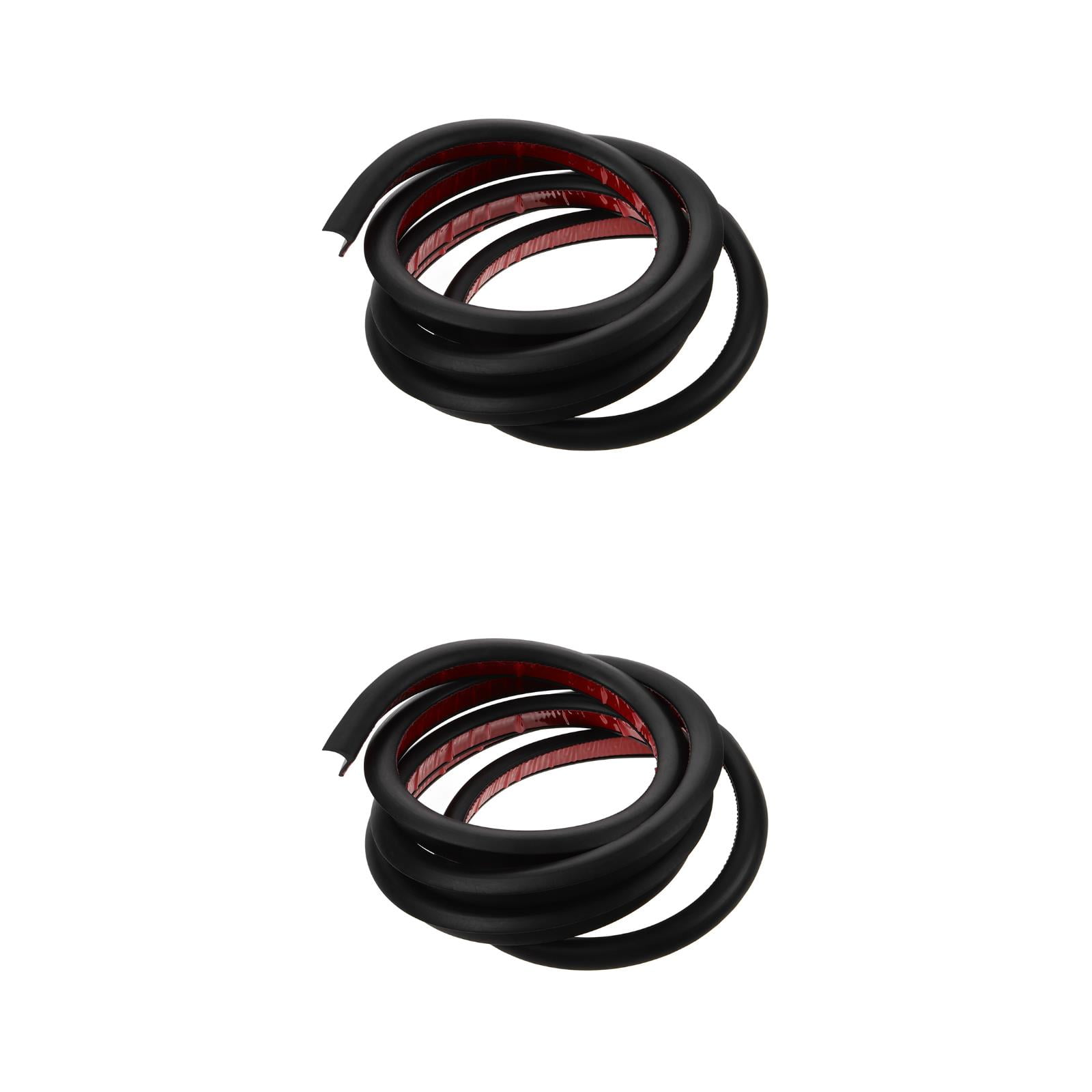 Hemoton 2 Rolls Flexible Rv Rain Gutter Strips For Camper And Van Easy Installation Trimming ...