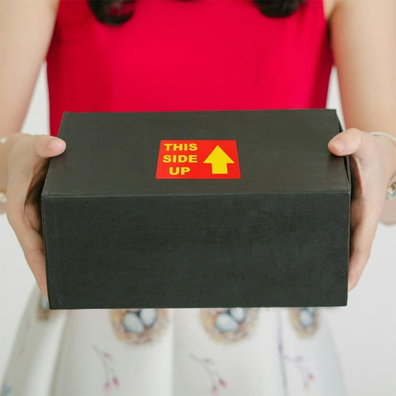 Hemoton Fragile Stickers 2 Rolls, 600 Warning Labels for Shipping and ...