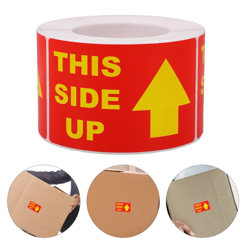 Hemoton 2 Rolls Fragile Stickers Handle with Care Permanent Adhesive ...